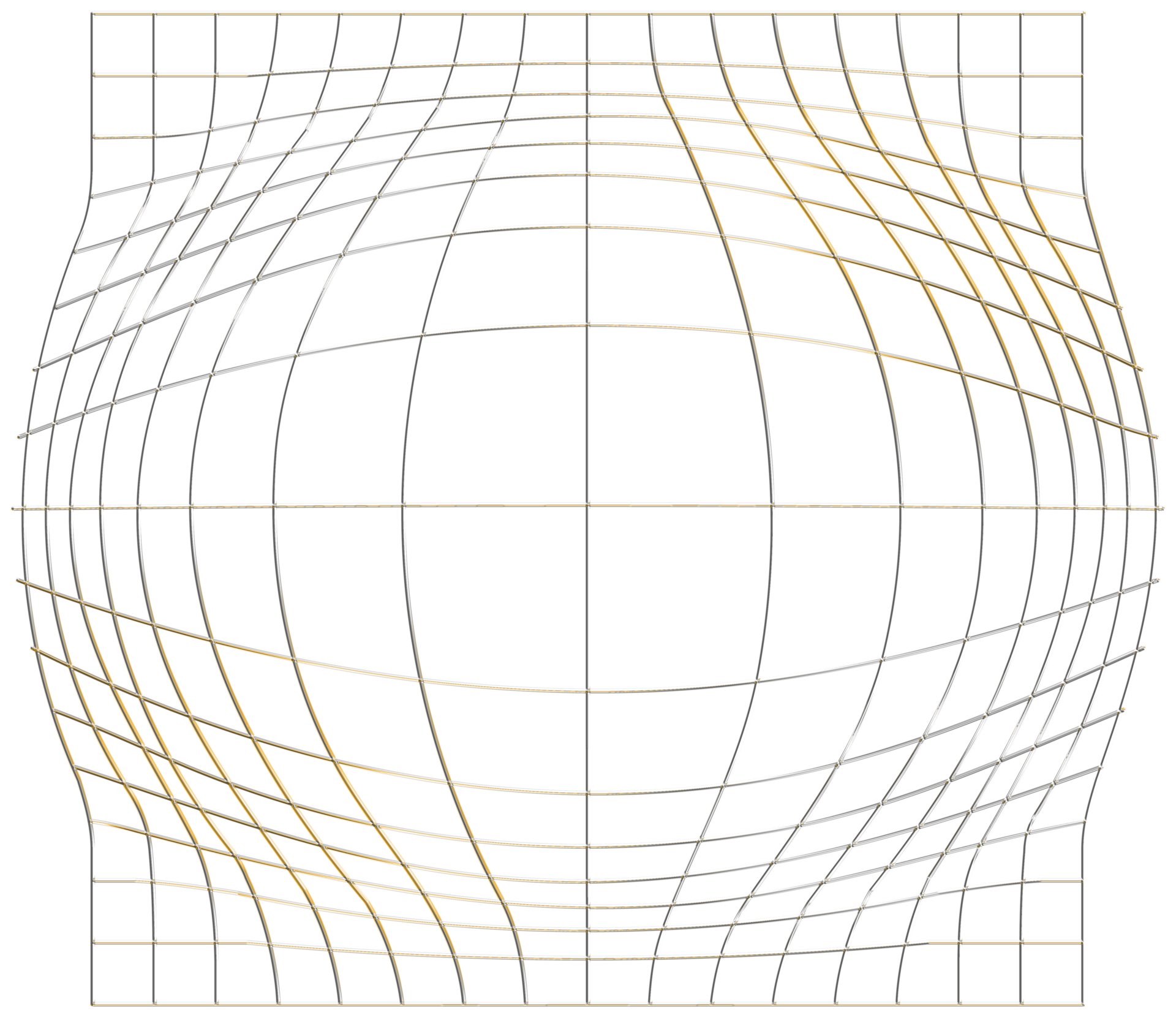Abstract 3d Rendering Of Gold Sphere With Chaotic Structure Futuristic