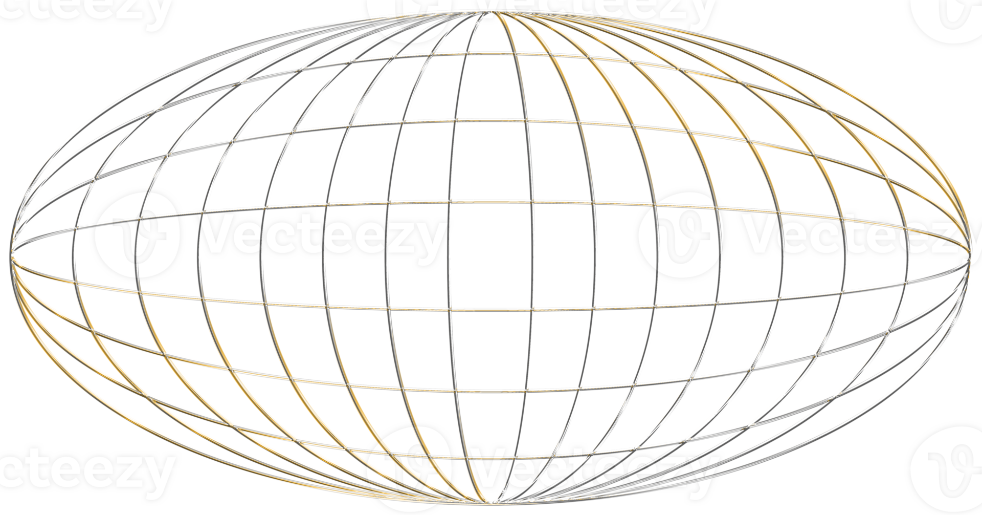 Abstract 3d Rendering Of Gold Sphere With Chaotic Structure Futuristic