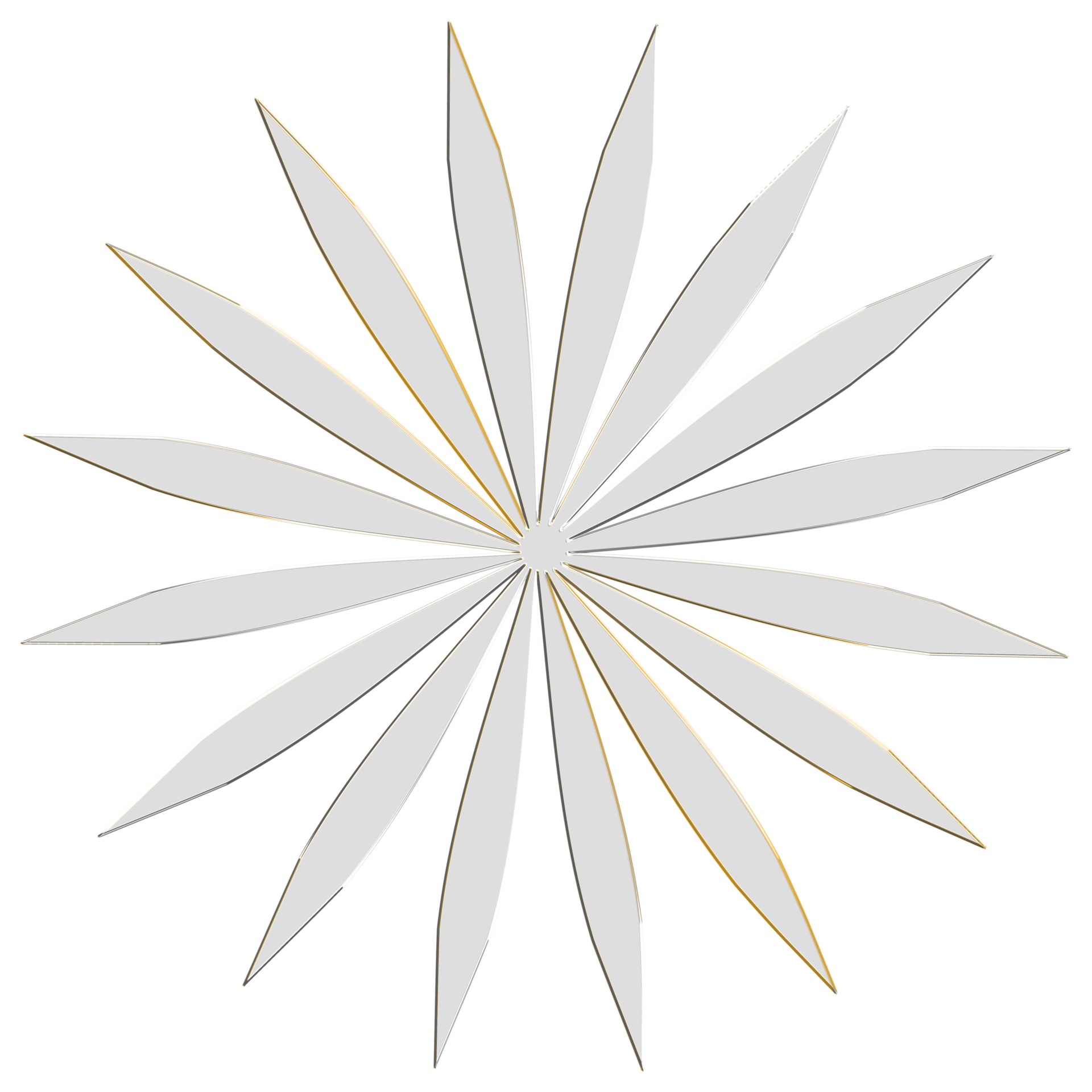 Abstract 3d Rendering Of Gold Sphere With Chaotic Structure Futuristic