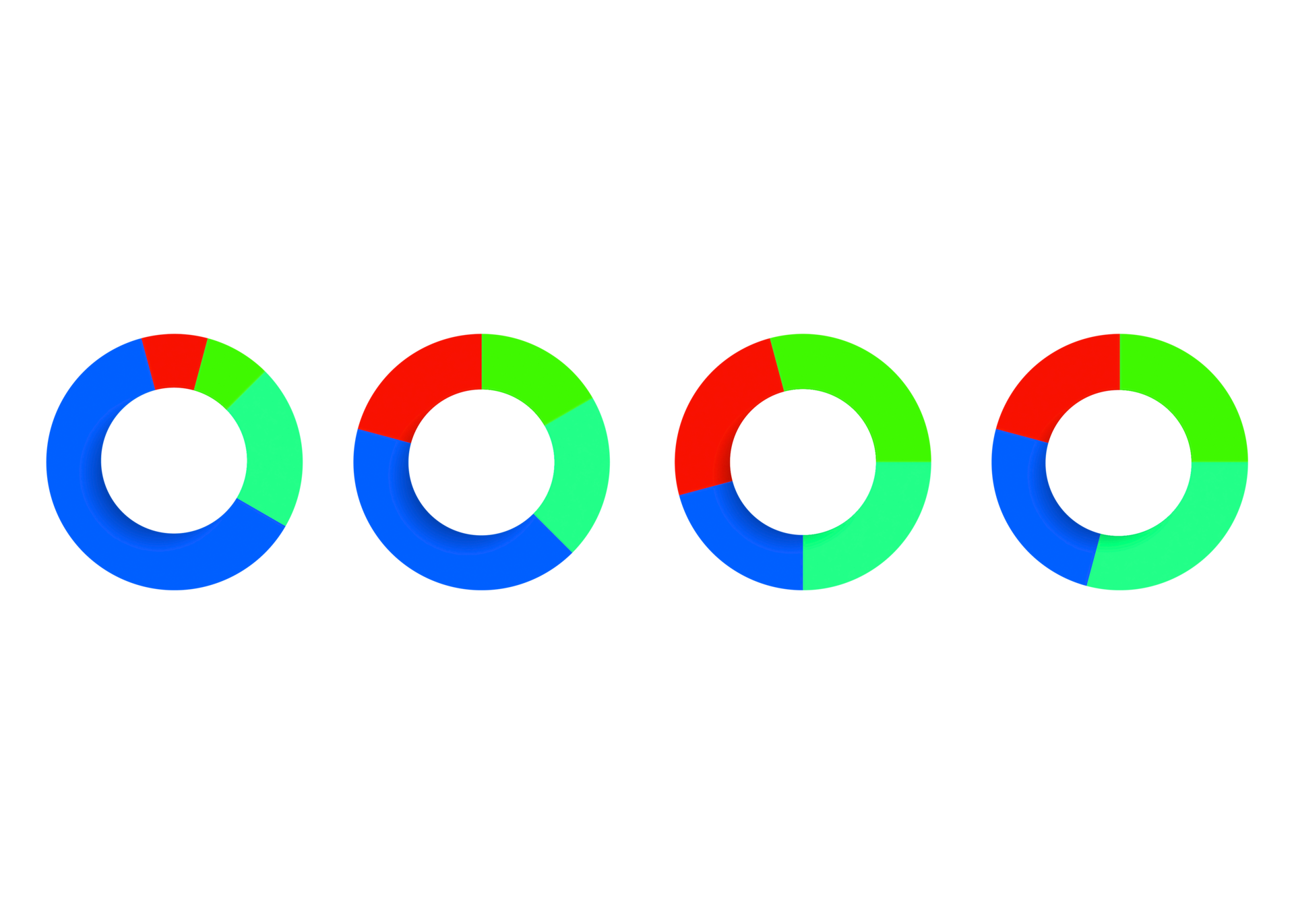 Four Steps Colorful Circle Object For Infographic Template 12375901 Png