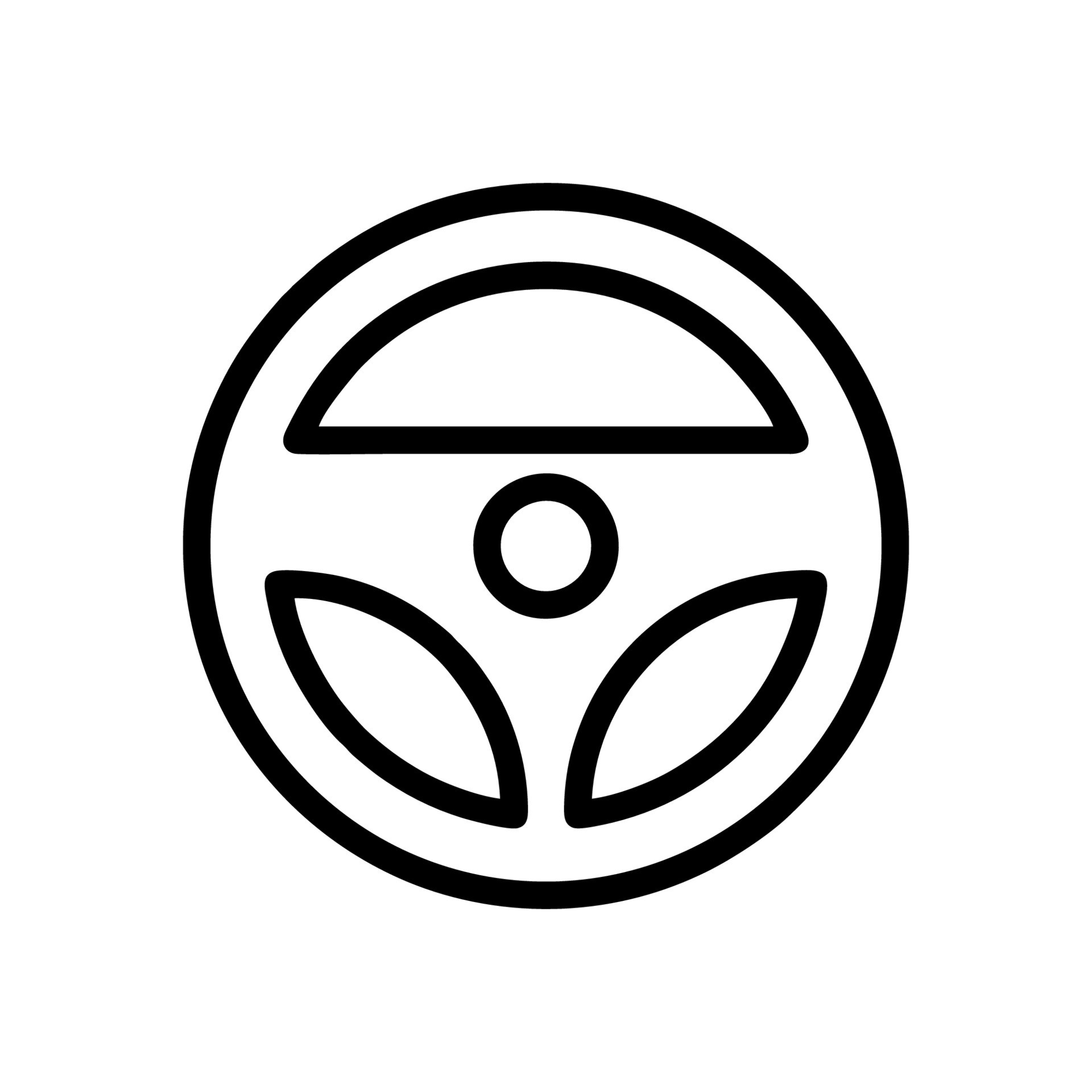 Steering wheel icon vector design templates 12383939 Vector Art at Vecteezy