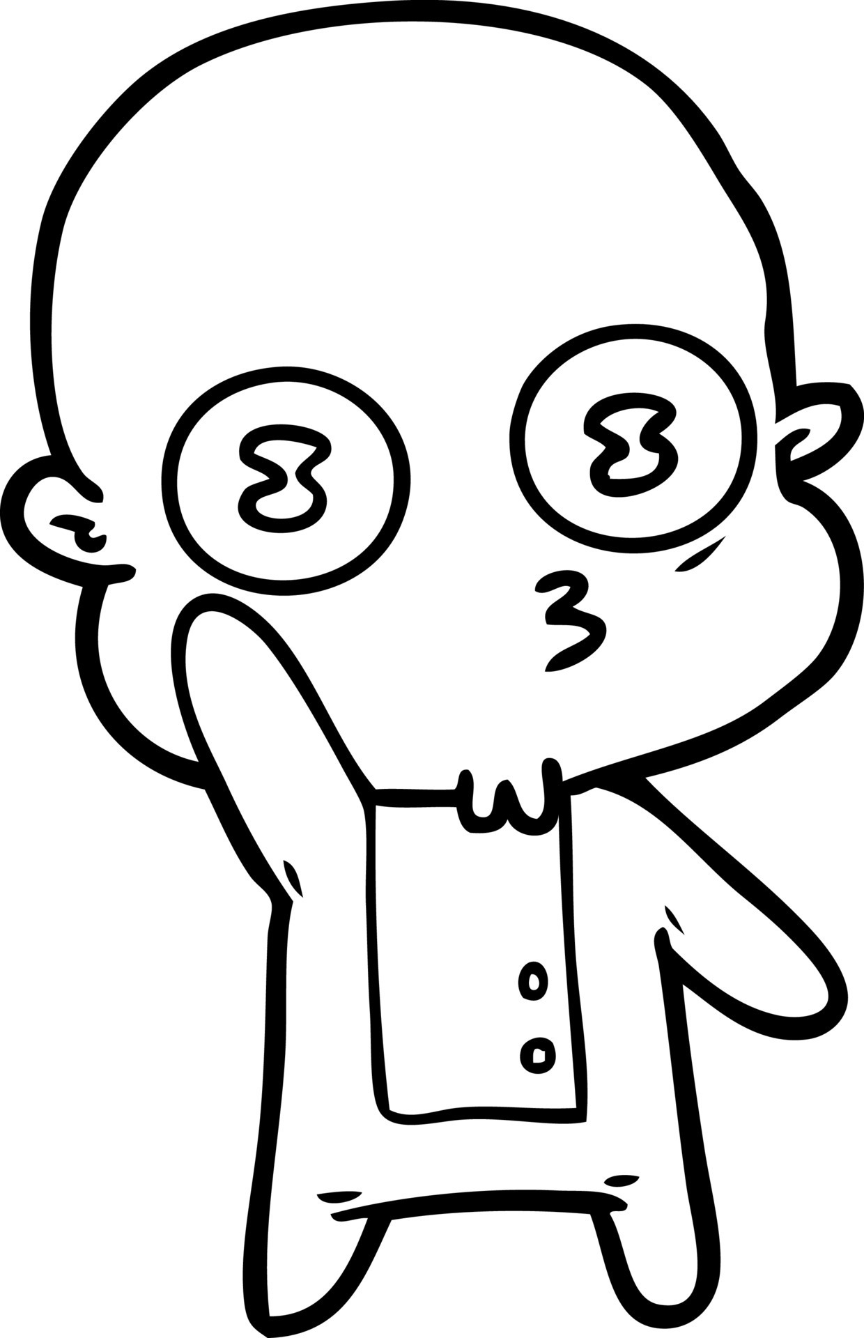 waving weird bald spaceman 12386700 Vector Art at Vecteezy waving weird bald spaceman 12386700 Vector Art at Vecteezy