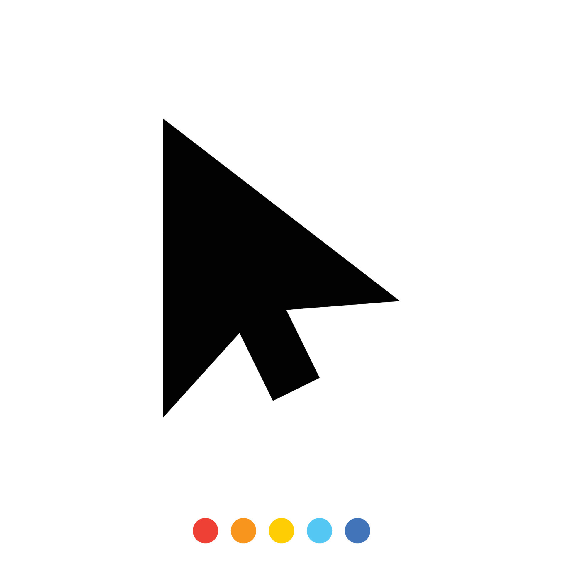 Cursor Symbol Icon Vector Illustration 12397011 Vector Art At Vecteezy