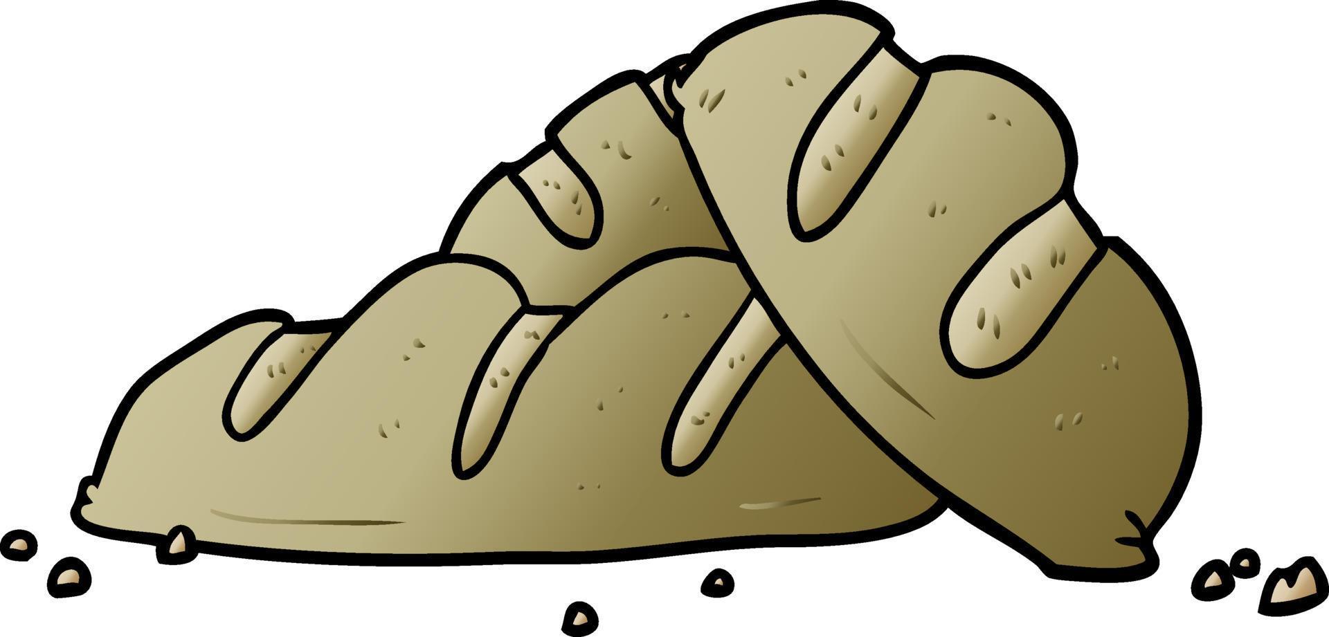 Cartoon Loaves Of Freshly Baked Bread 12398162 Vector Art At Vecteezy