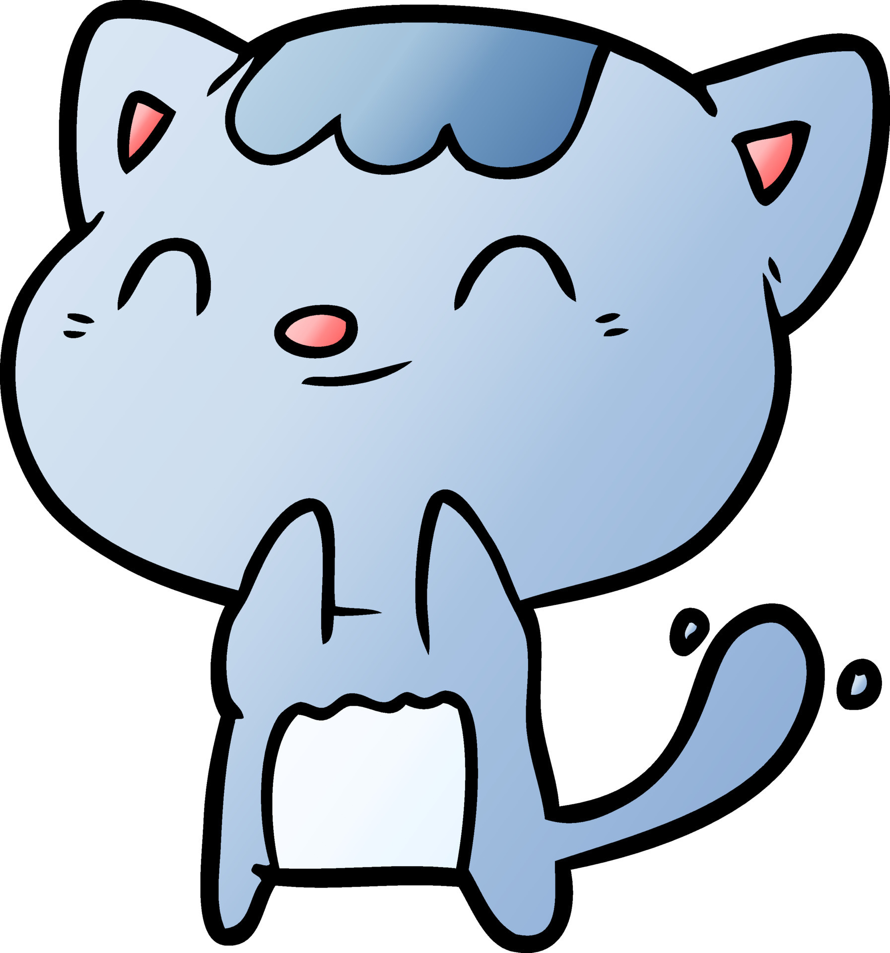 cute cartoon happy little cat 12398459 Vector Art at Vecteezy cute cartoon happy little cat 12398459 Vector Art at Vecteezy