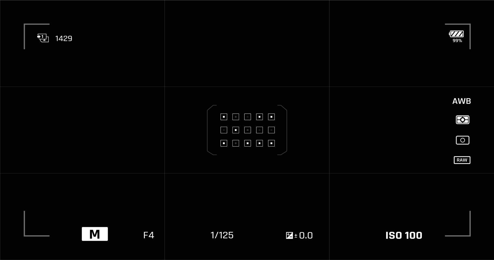 Camera user interface 003 12399048 Vector Art at Vecteezy