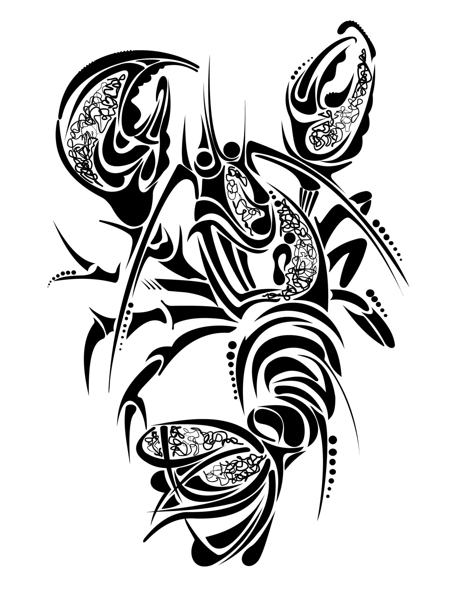 Cancer Zodiac Sign Horoscope Symbol Vector Illustration 12407571