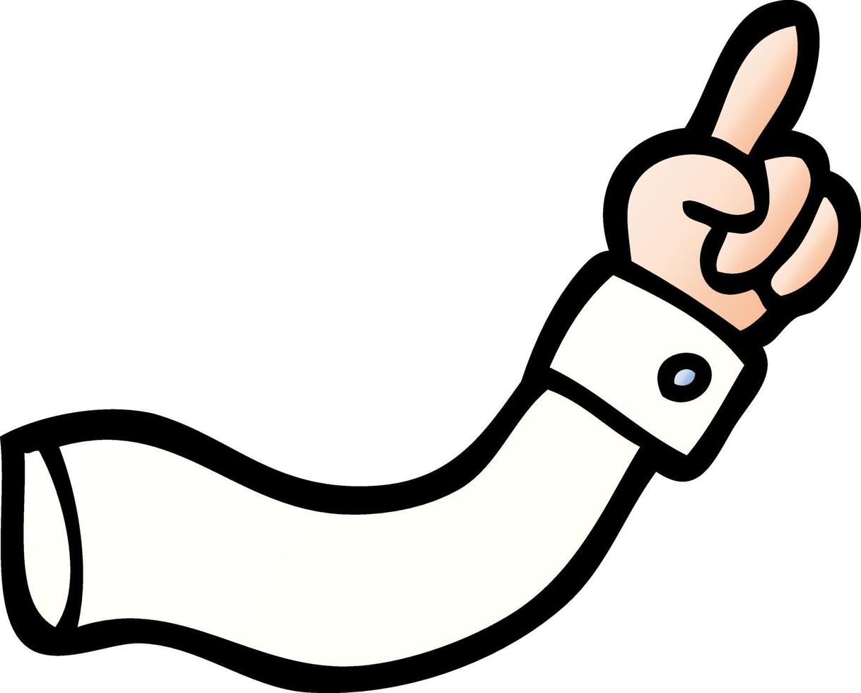 vector gradient illustration cartoon pointing arm 12411839 Vector Art ... vector gradient illustration cartoon pointing arm 12411839 Vector Art ...