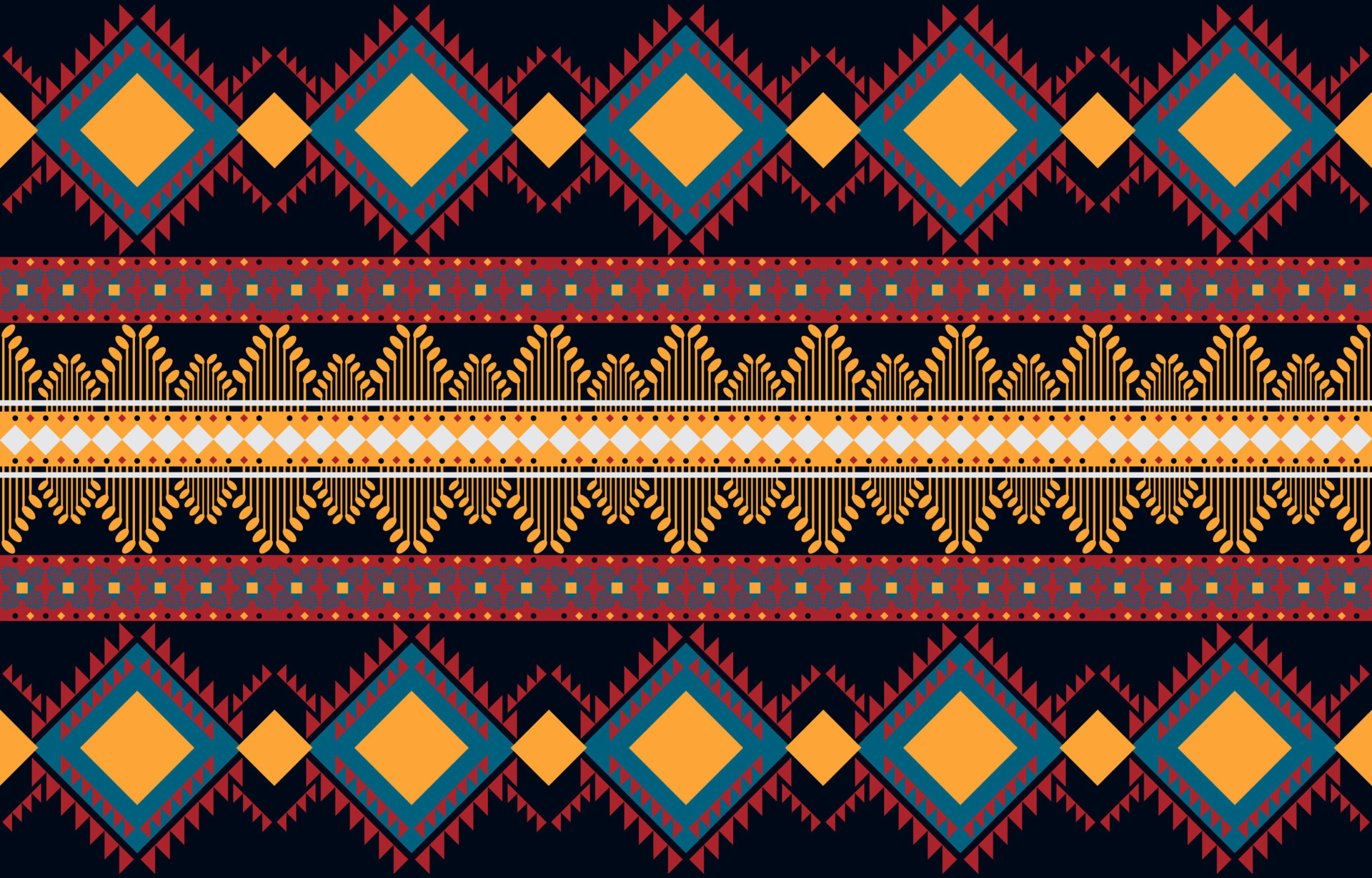 Geometric Ethnic Pattern Seamless Ethnic Seamless Pattern Design For