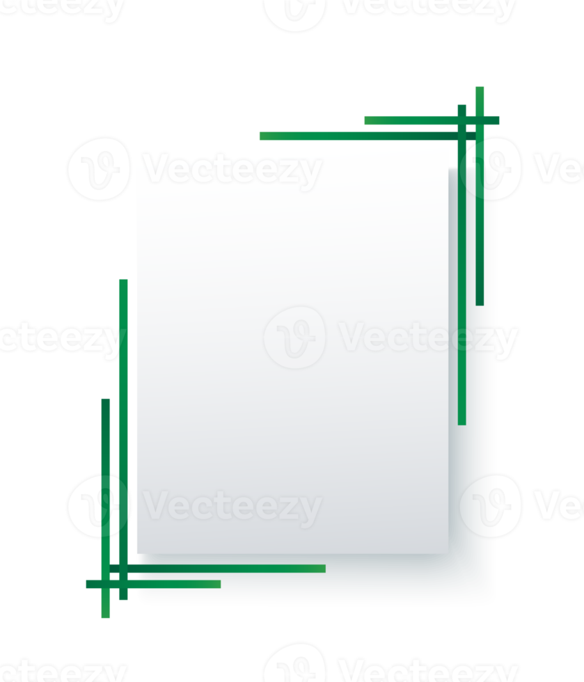 Ilustração De Modelo De Moldura Verde 12414562 Png