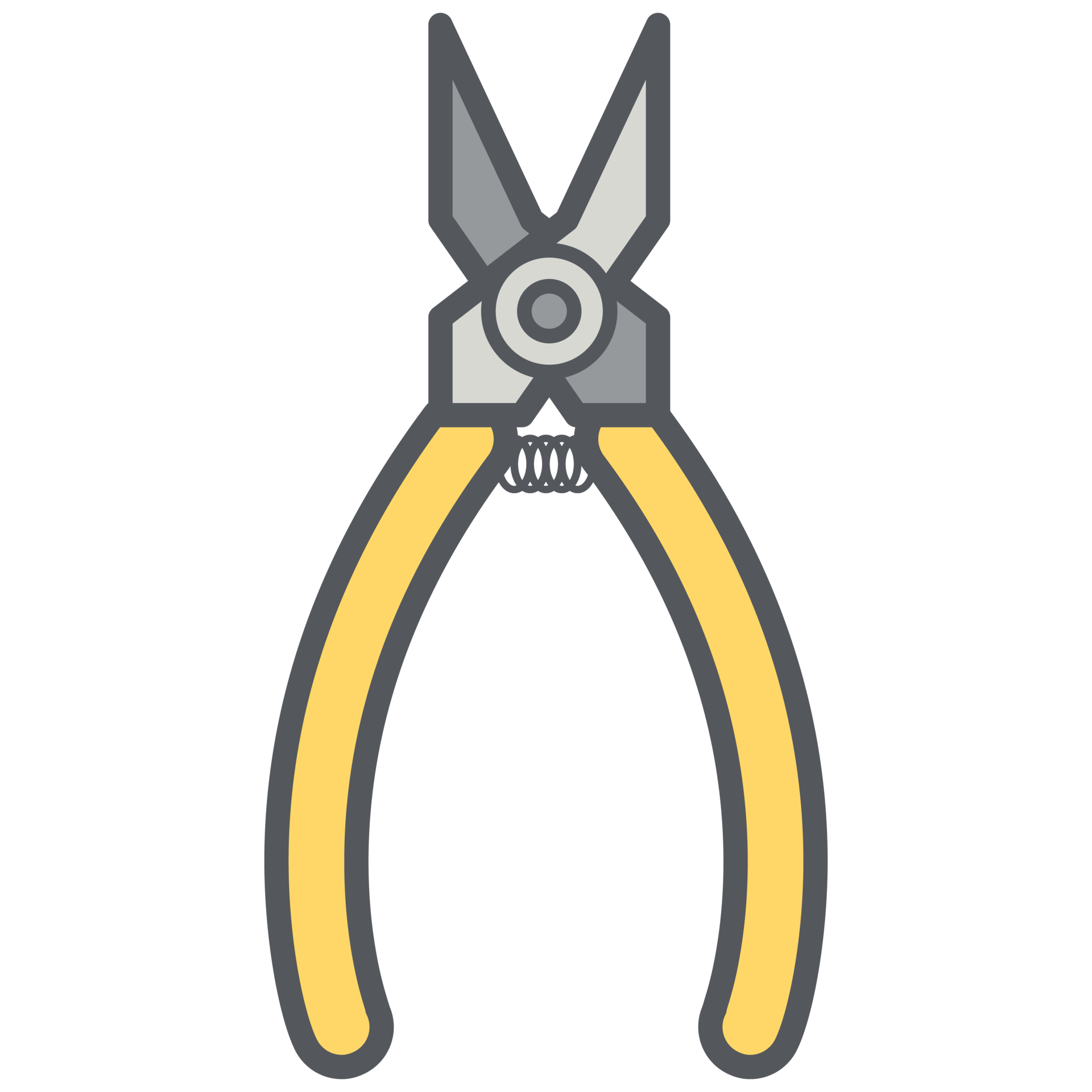 Cutting Pliers Construction Tools Icon Set Collection 12419966 Png