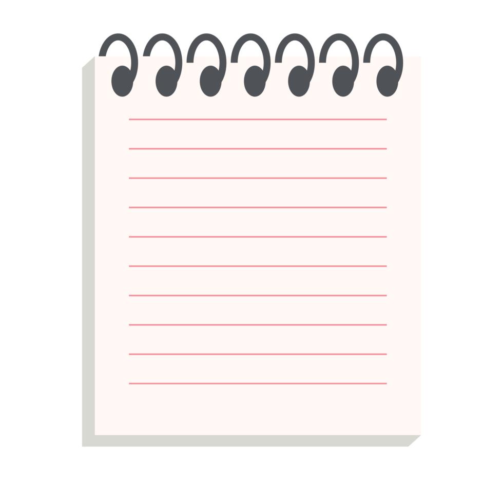 Conjunto De Colección De Variación De Textura De Papel Rayado De Cuaderno En Blanco 12420295 Png