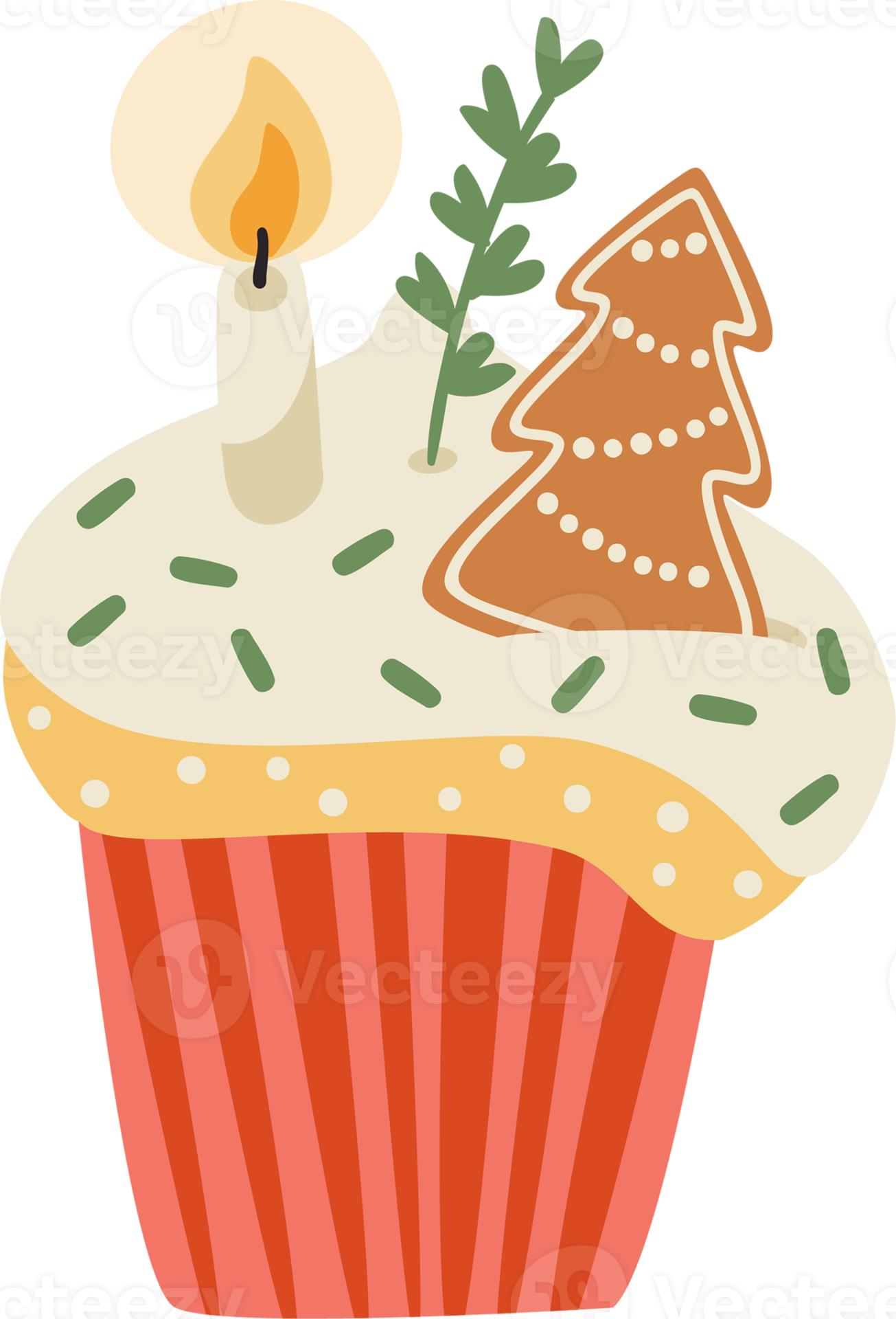 Christmas sweet. Isolated illustration. 12421322 PNG