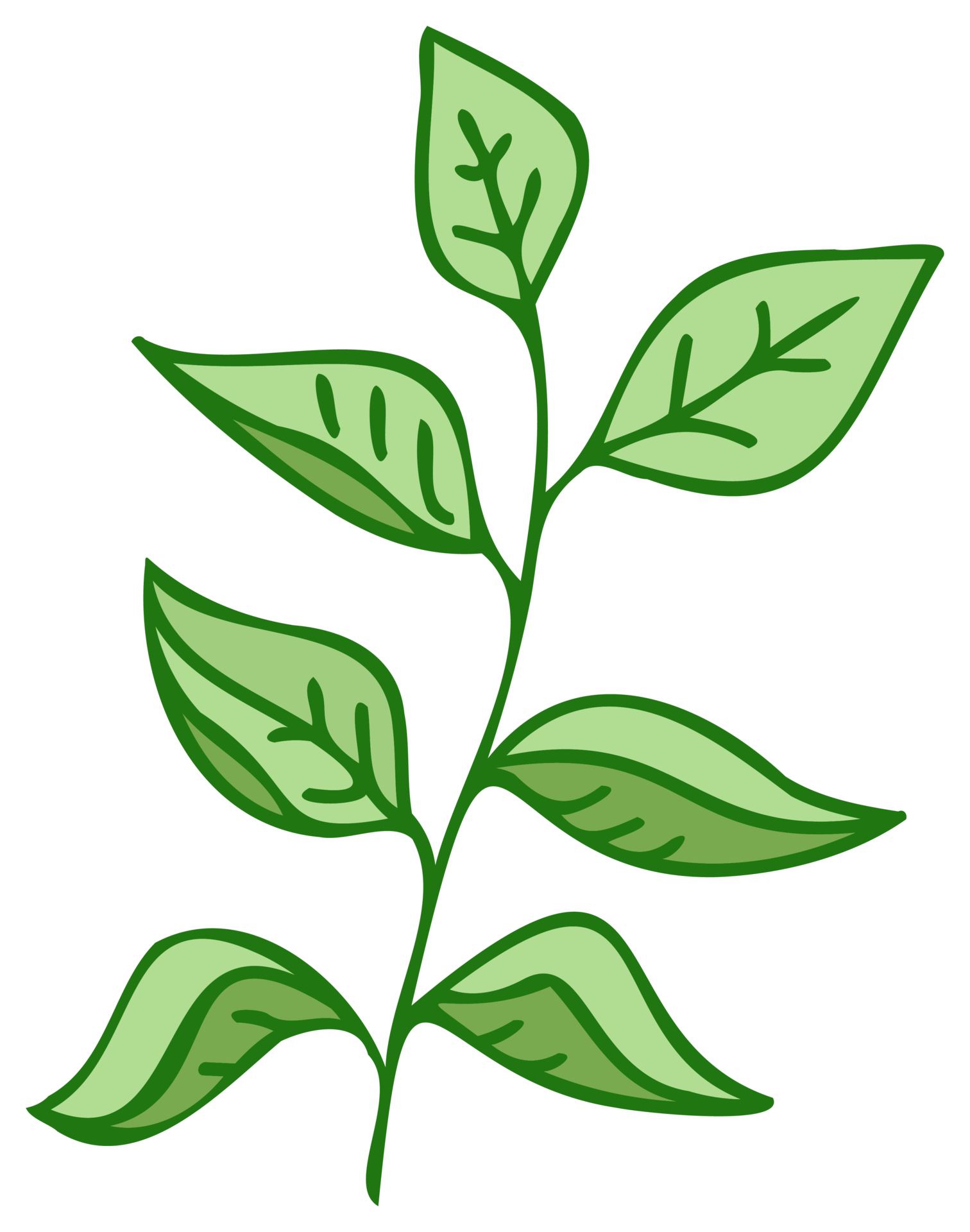 Plant illustration. Nature design element. PNG with transparent ... Plant illustration. Nature design element. PNG with transparent ...
