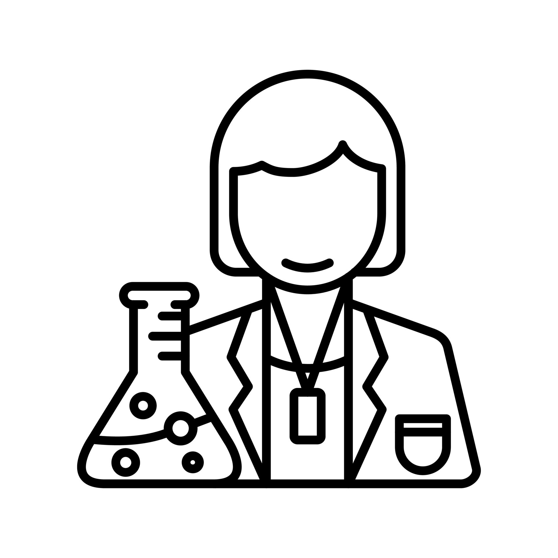 Scientist Vector Icon 12426596 Vector Art At Vecteezy