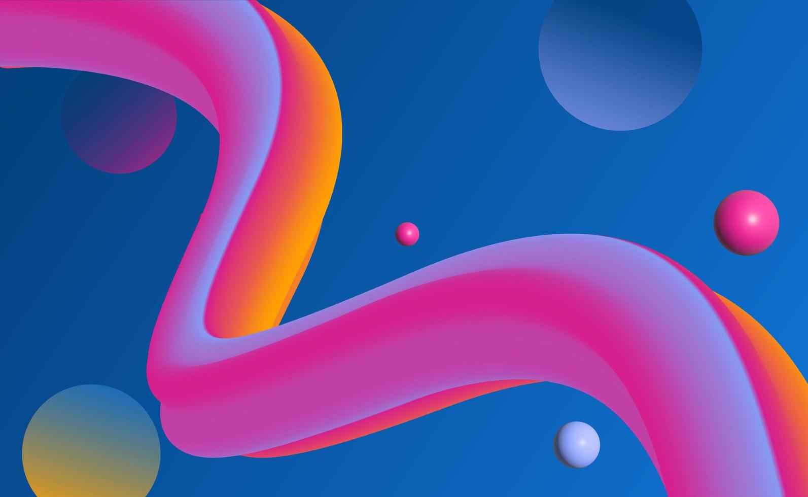 Color gradient abstract 3d lines, 3d improvised line 12436877 Stock ...