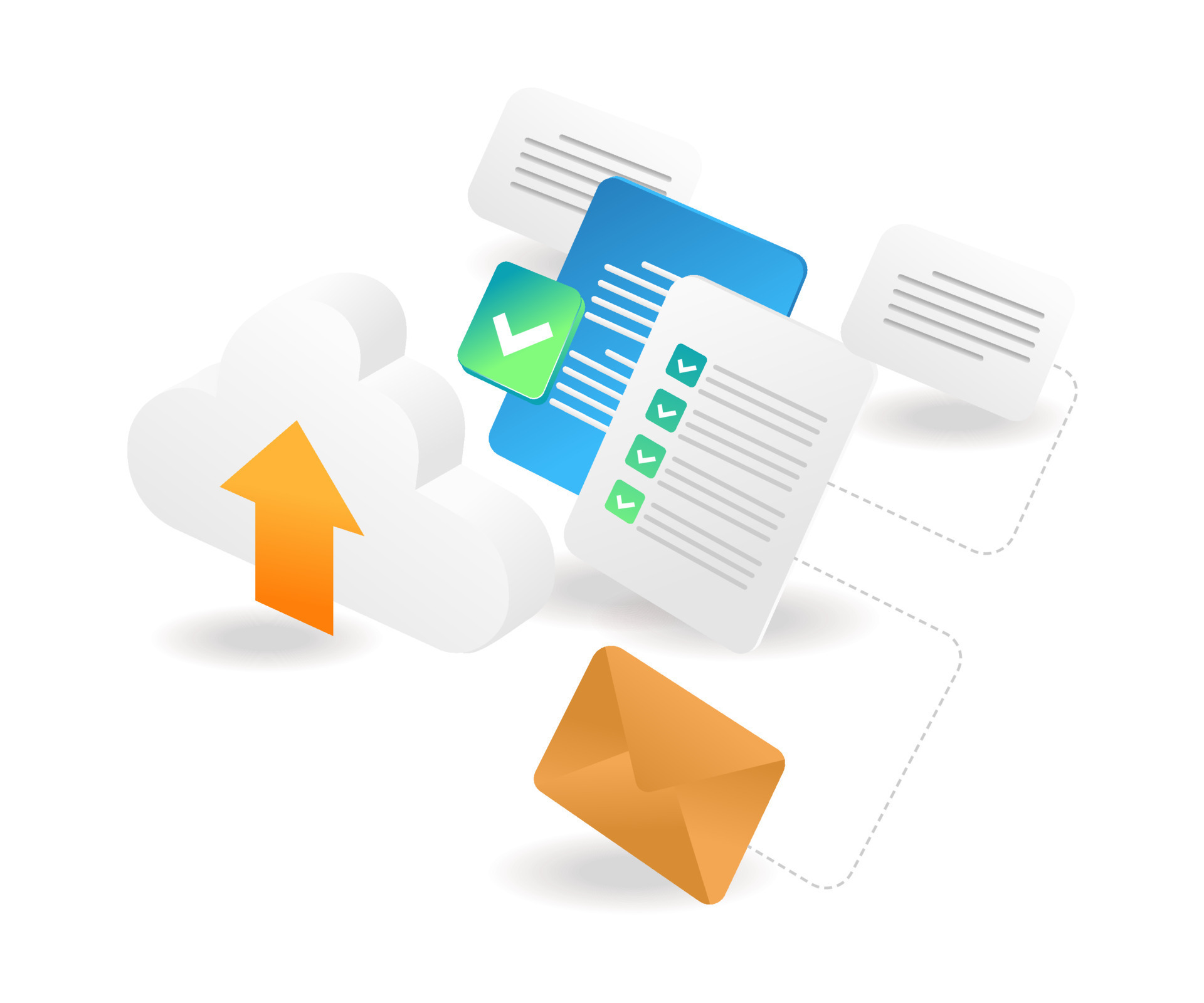 Analyst cloud server data network management structure 12446300 Vector ...