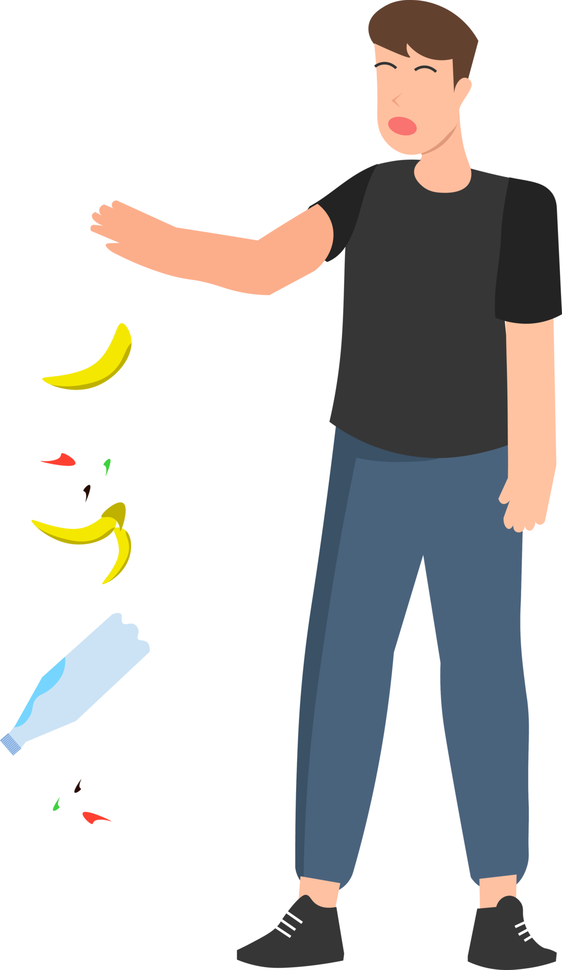 A Male Character Is Littering 12447132 PNG a-male-character-is-littering-12447132-png
