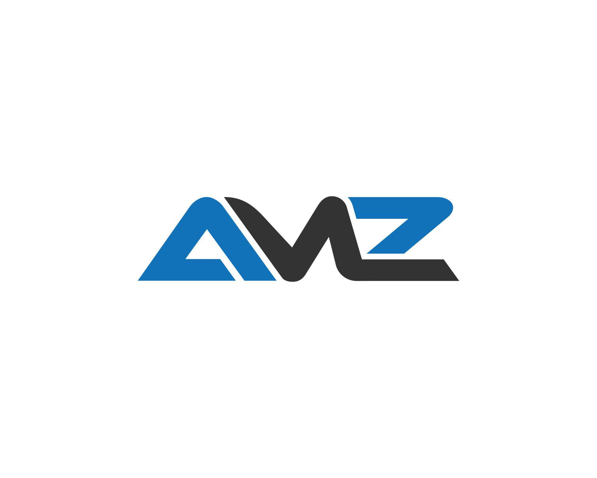 AMZ Letter Trendy Fonts Monogram Icon Vector Symbol Professional Logo Design. 12449826 Vector ...