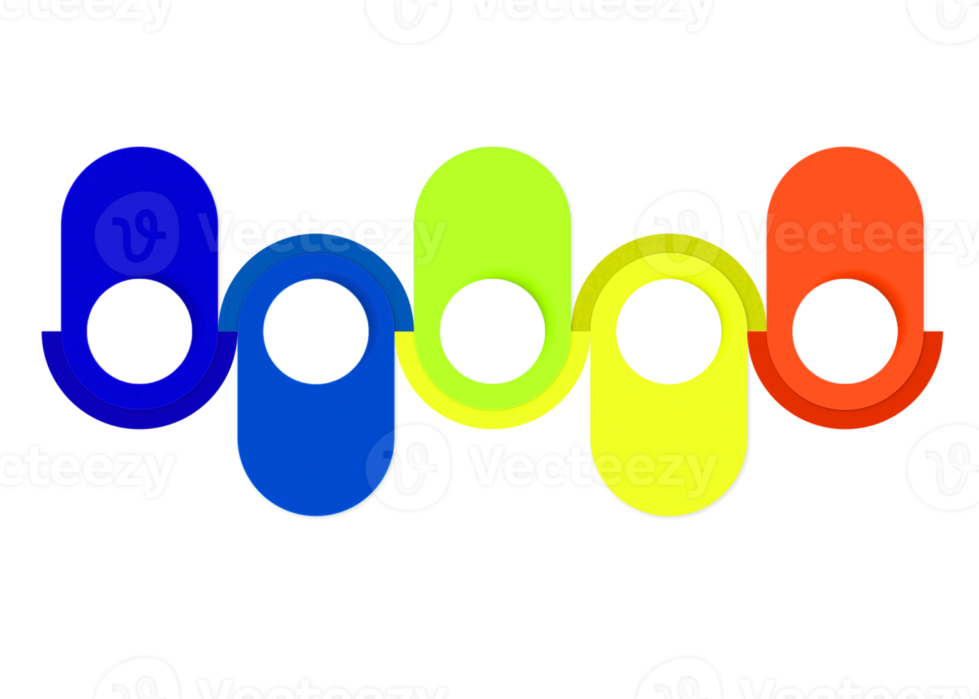 Five steps colorful object for infographic template. 12451010 PNG Five steps colorful object for infographic template. 12451010 PNG