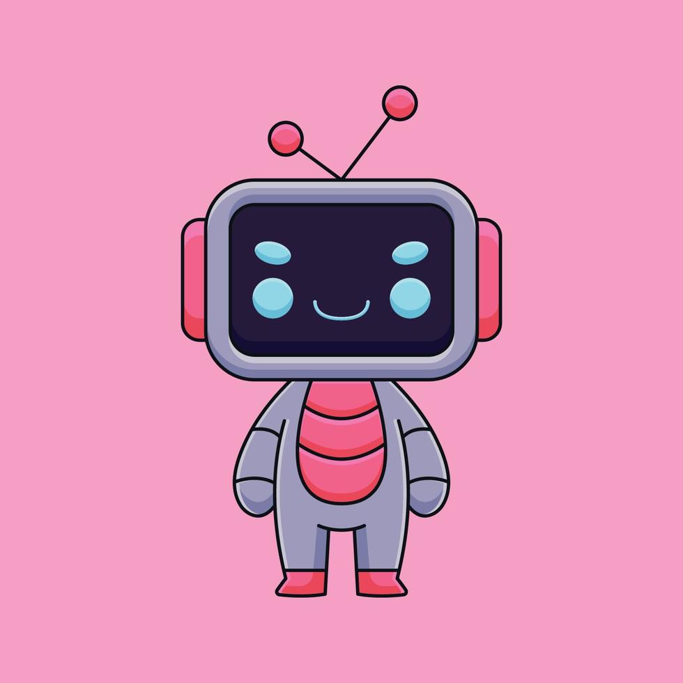 cute robot cartoon mascot doodle art hand drawn concept vector kawaii ... cute robot cartoon mascot doodle art hand drawn concept vector kawaii ...