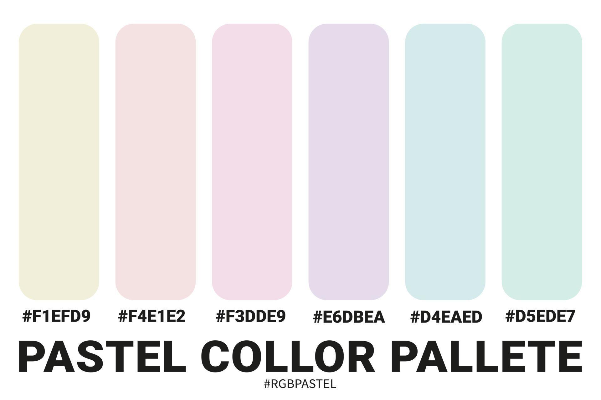 una colección de paletas de colores precisos con códigos, perfecta para ...