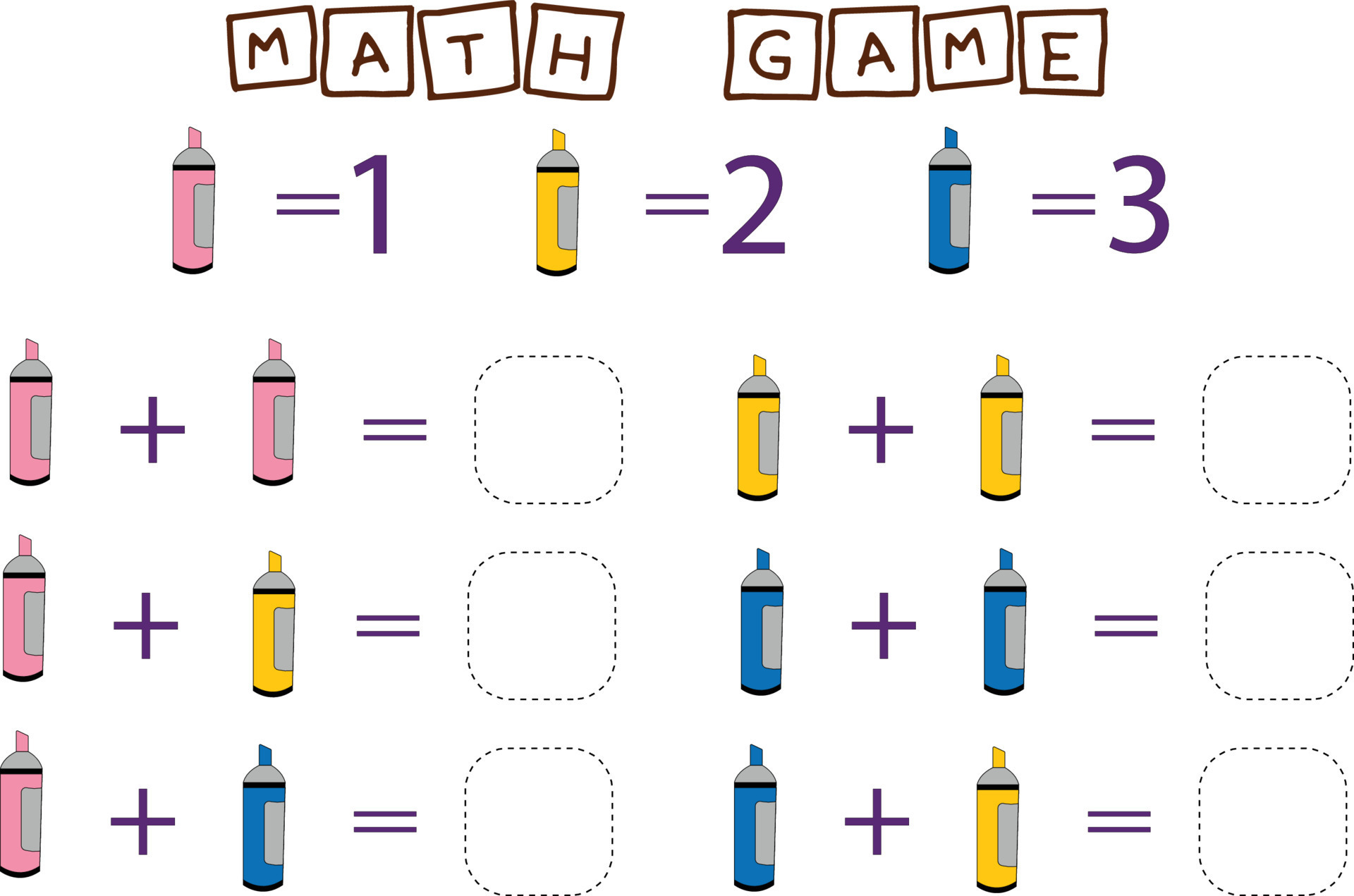 worksheet vector design, task to calculate the answer and connect to ... worksheet vector design, task to calculate the answer and connect to ...