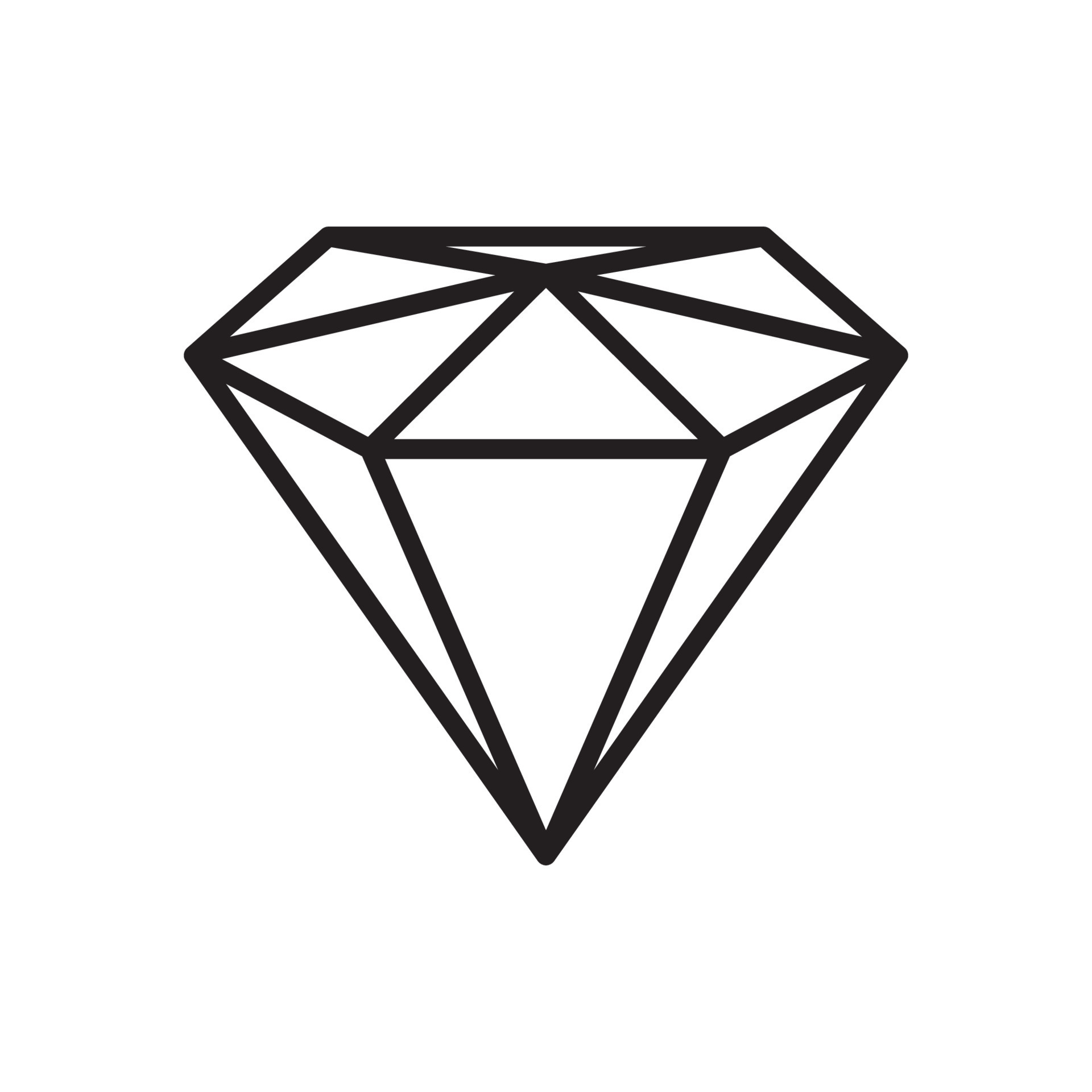 Diamond logo template vector icon 12475920 Vector Art at Vecteezy