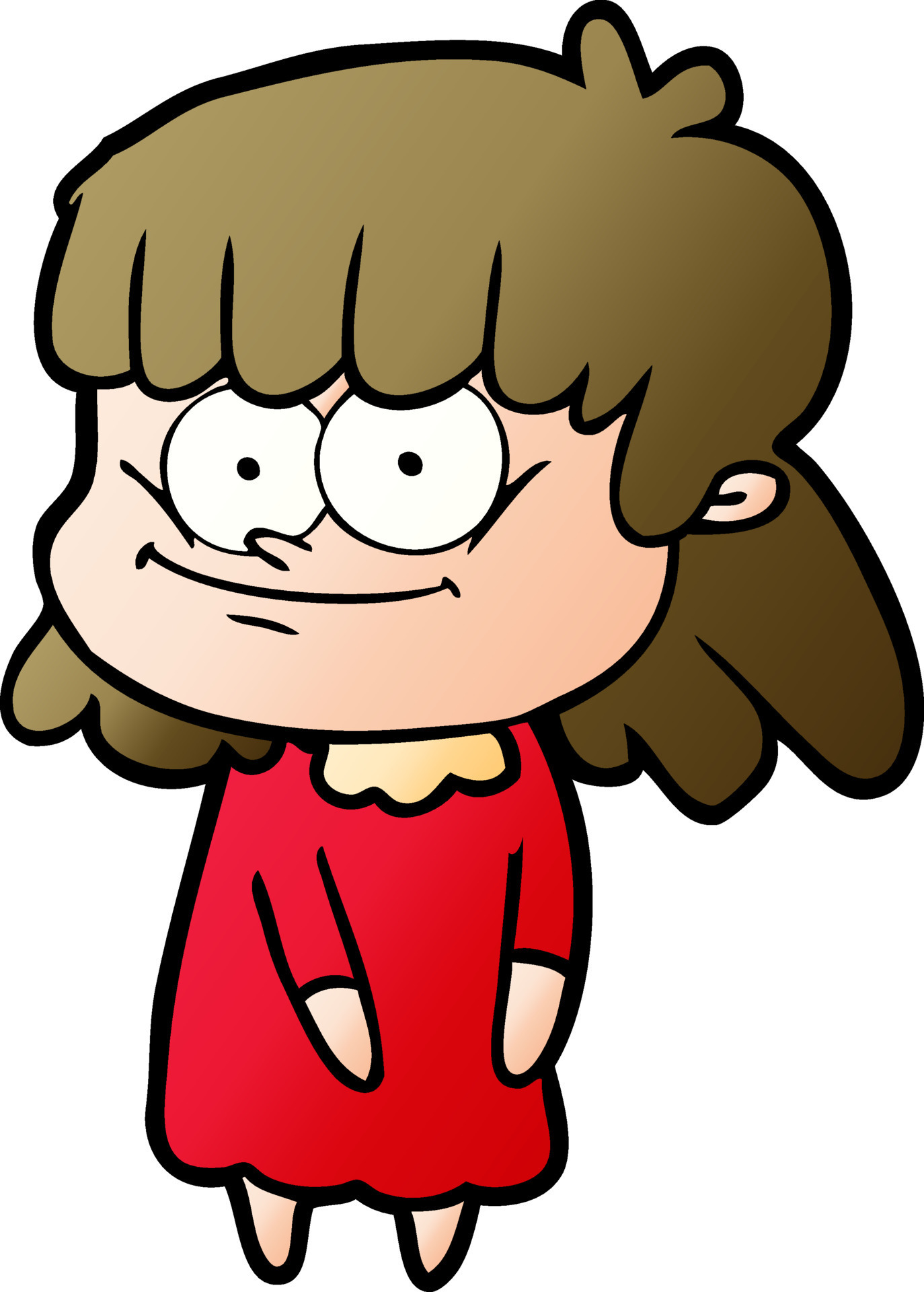 mujer sonriente de dibujos animados 12477278 Vector en Vecteezy mujer sonriente de dibujos animados 12477278 Vector en Vecteezy