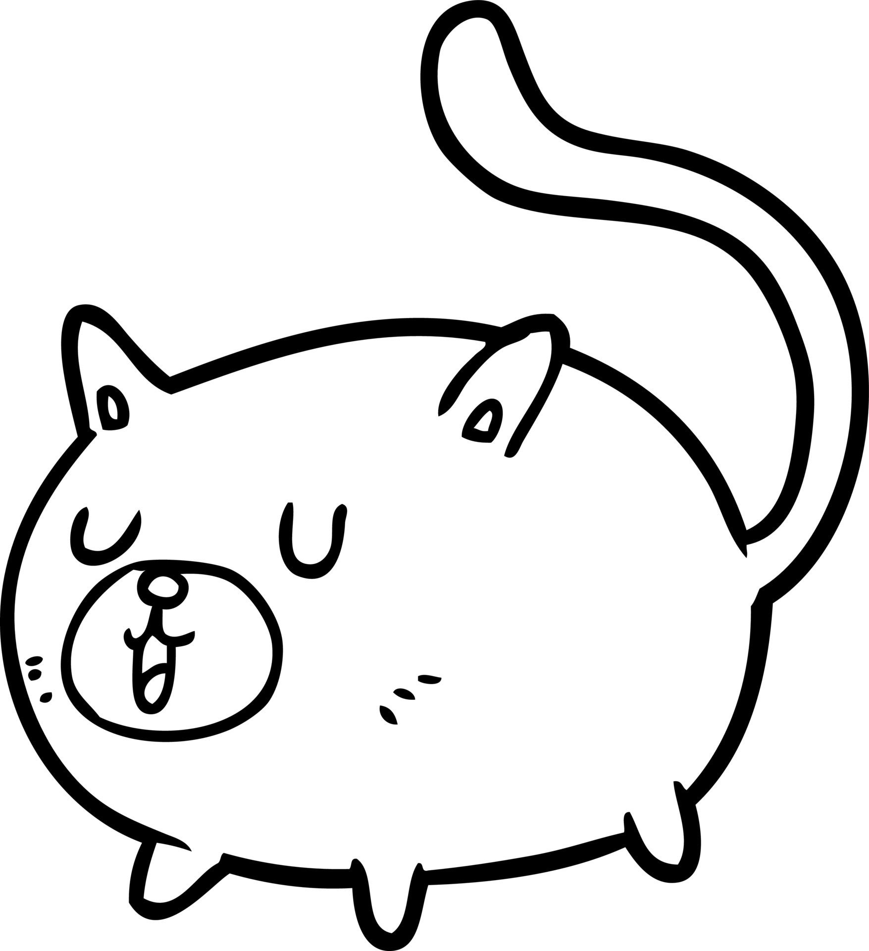 Line Drawing Of A Happy Cat 12477519 Vector Art At Vecteezy line-drawing-of-a-happy-cat-12477519-vector-art-at-vecteezy