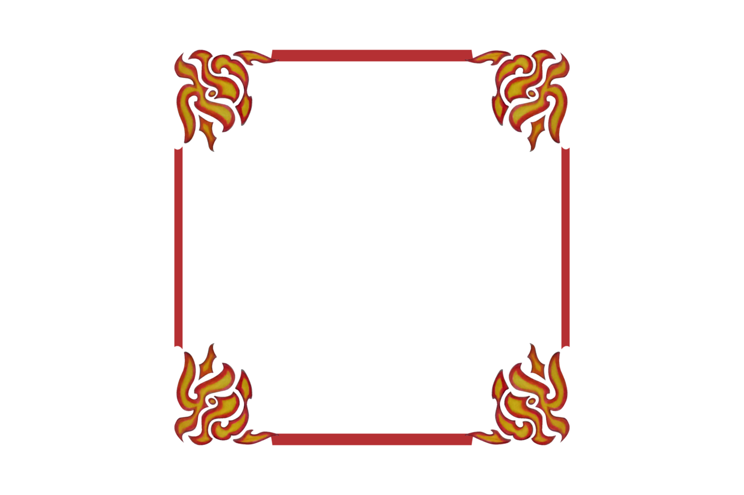 Fire Border Design