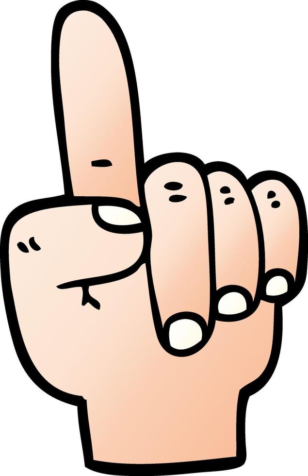 vector gradient illustration cartoon pointing hand 12478729 Vector Art ... vector gradient illustration cartoon pointing hand 12478729 Vector Art ...