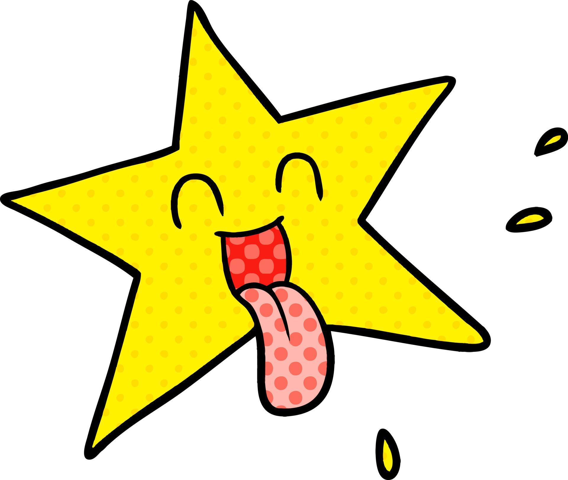 happy cartoon star 12481927 Vector Art at Vecteezy