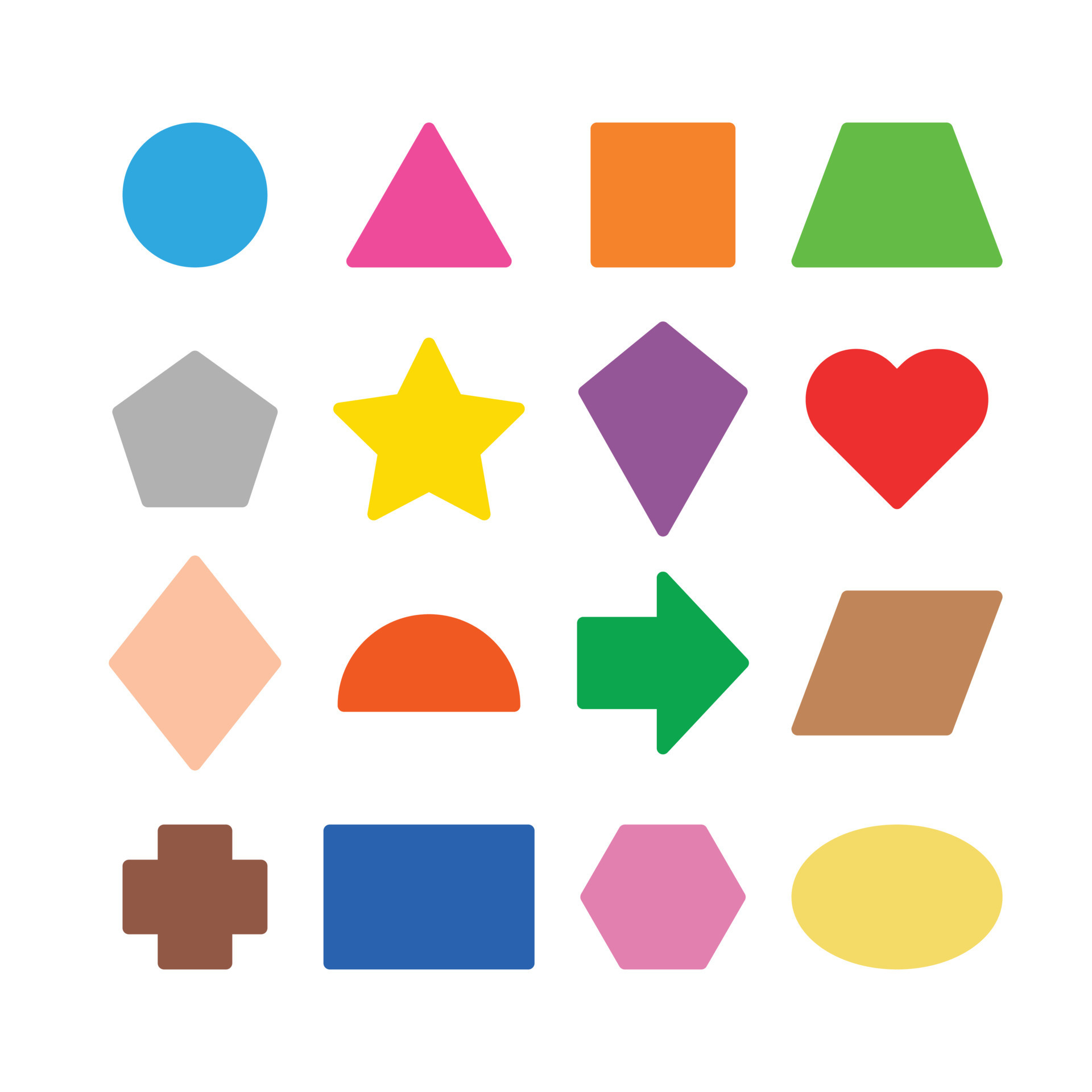 2d 3d Shapes Kindergarten