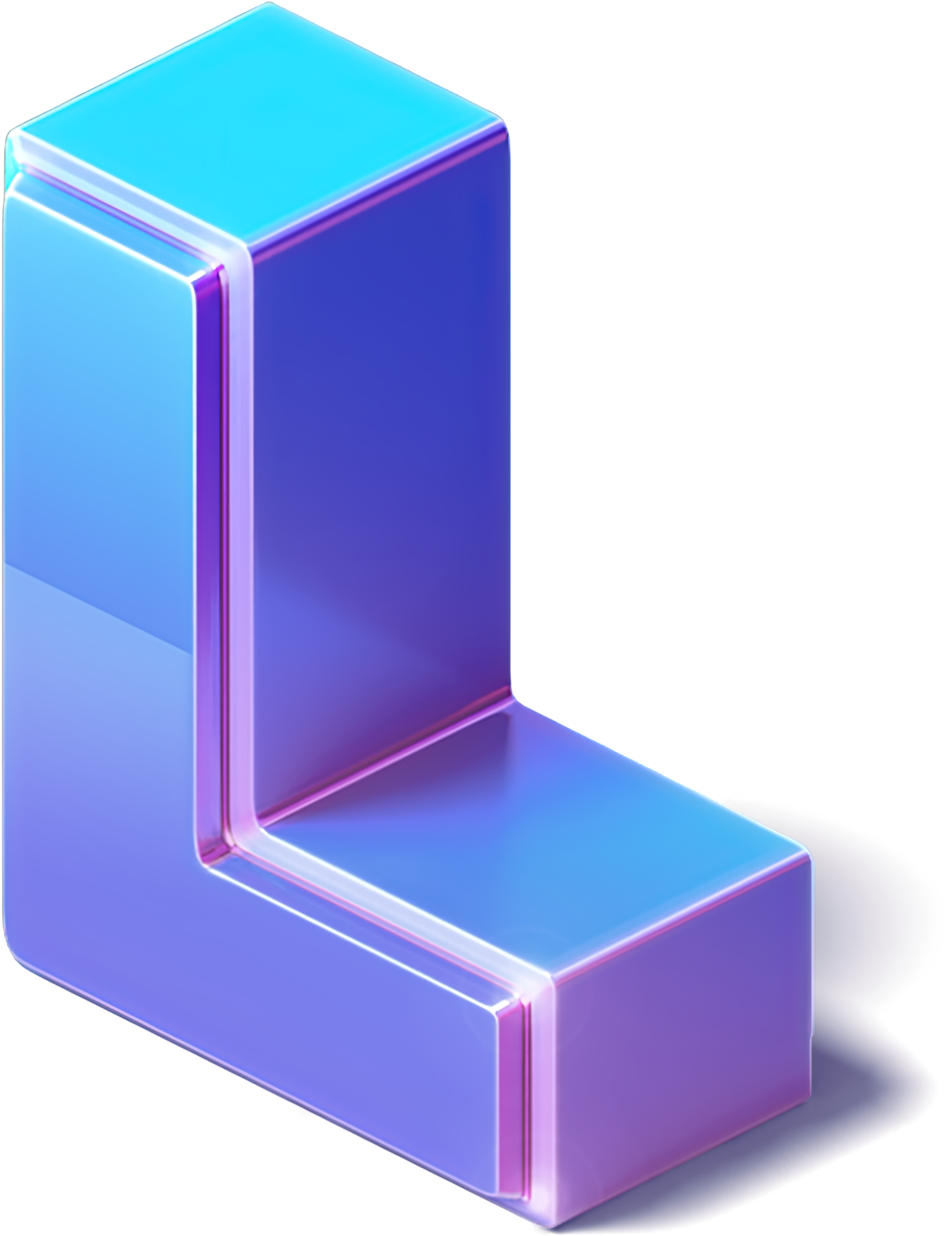 3d Letter L
