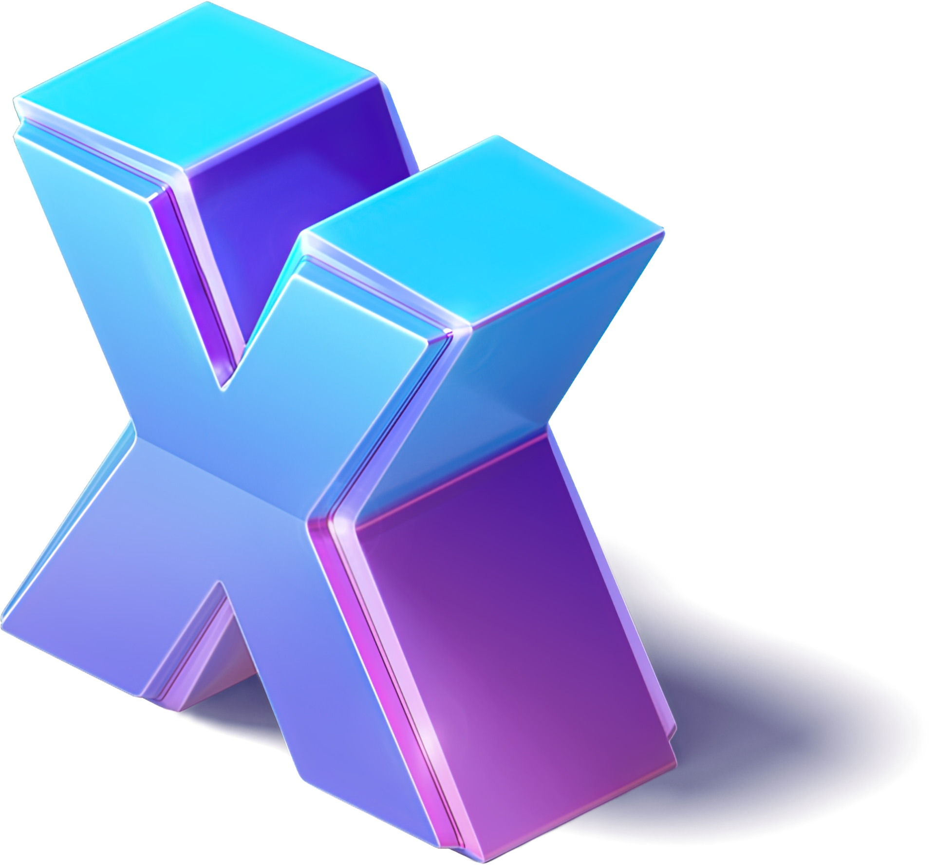 Letra X 3d Isom trico 12488018 PNG