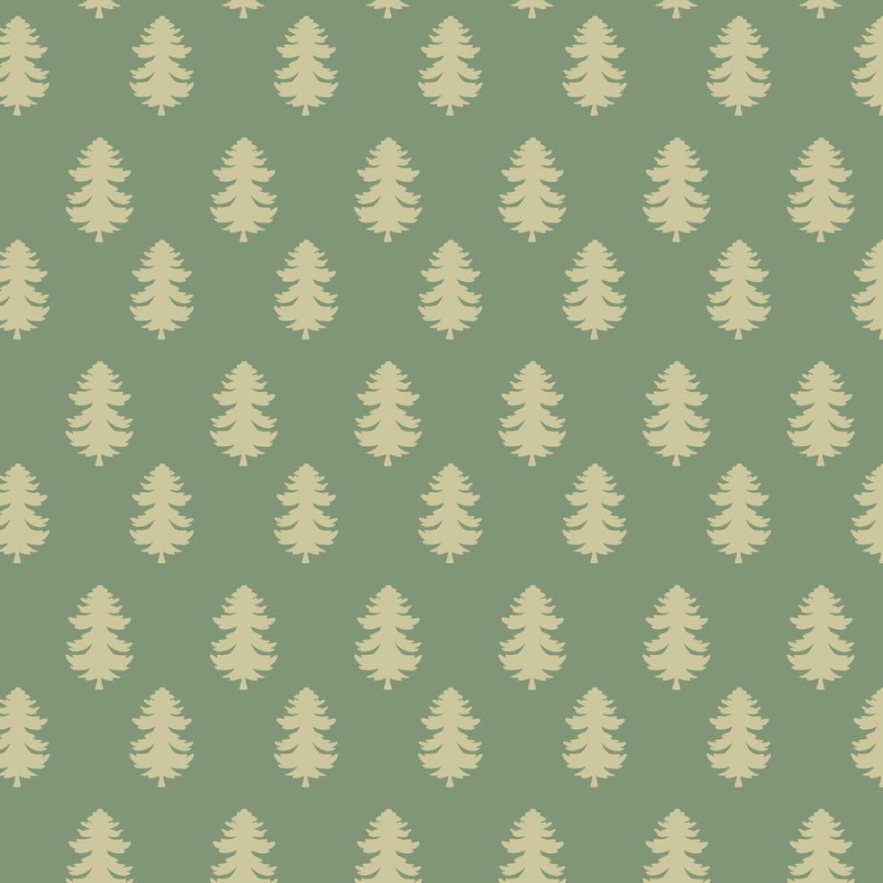 Vector Gold Pine Tree Pattern Seamless 12489694 Vector Art at Vecteezy