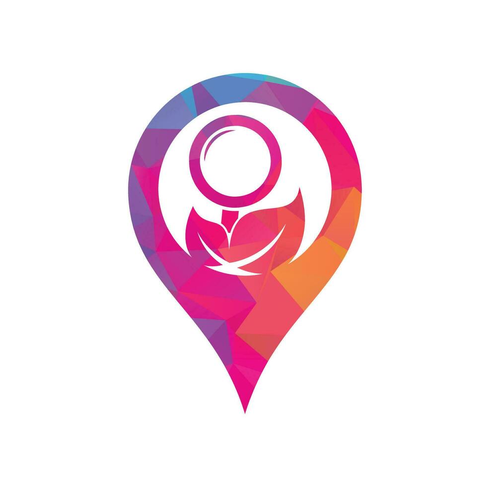 plantilla de logotipo de vector de concepto de forma de pin de mapa de ... plantilla de logotipo de vector de concepto de forma de pin de mapa de ...