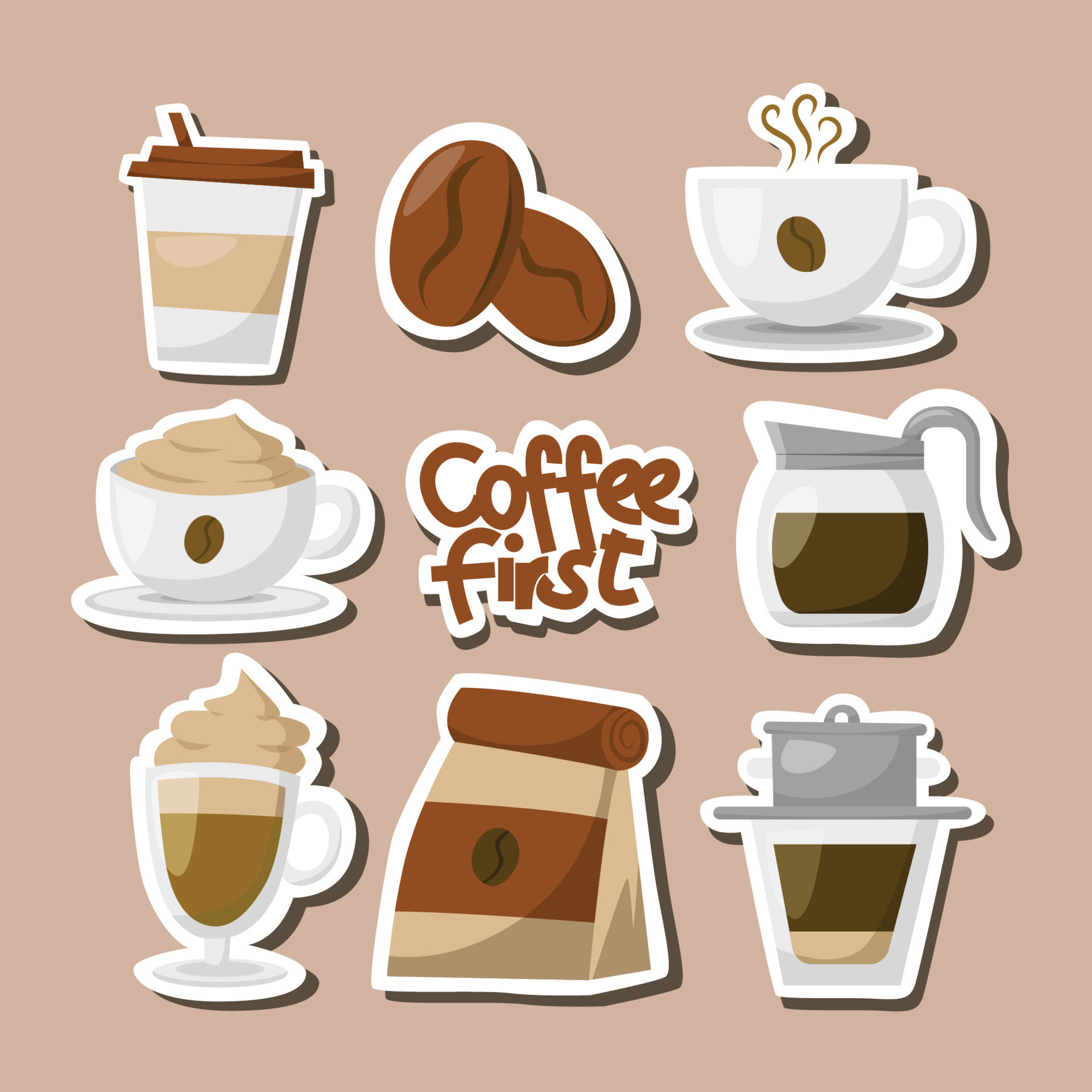 Journal Template Coffee Sticker 12493401 Vector Art at Vecteezy Journal Template Coffee Sticker 12493401 Vector Art at Vecteezy