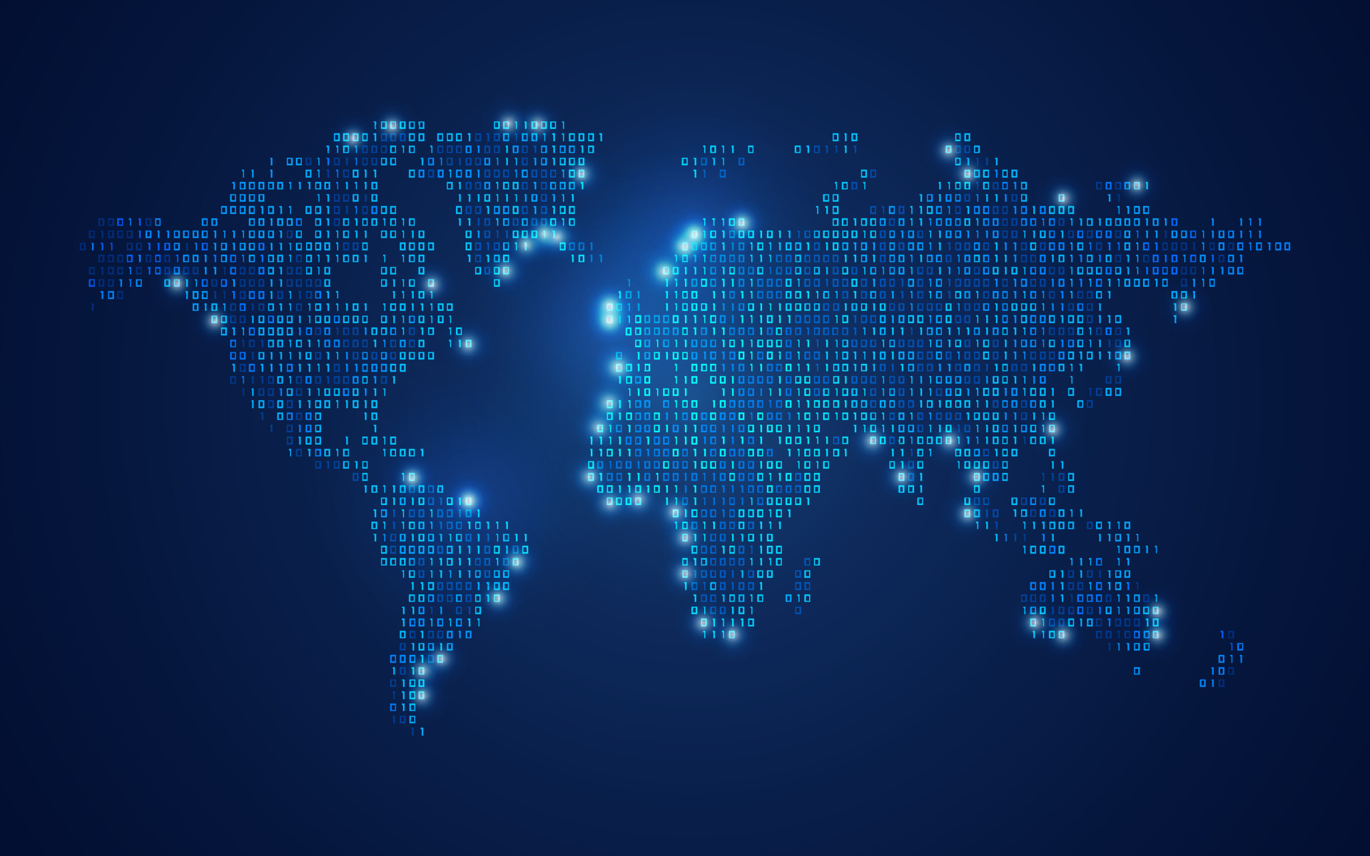 binary world map 12496015 Vector Art at Vecteezy