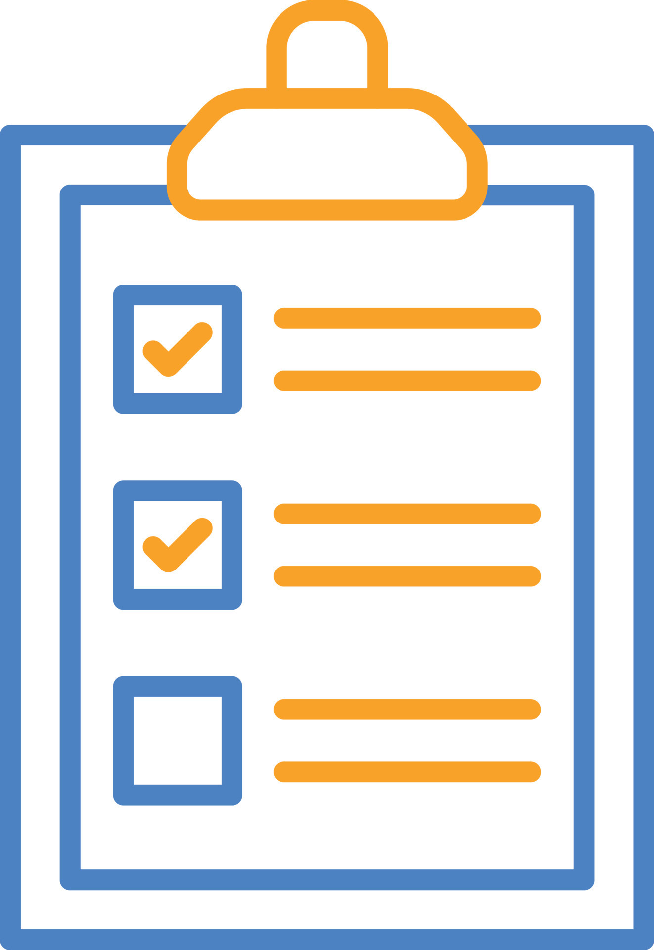 Checklist Icon Blue