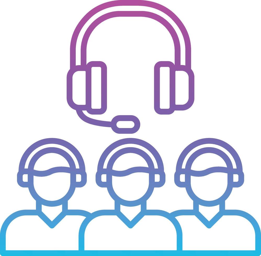 Call Center Agents Line Gradient Icon 12499215 Vector Art at Vecteezy Call Center Agents Line Gradient Icon 12499215 Vector Art at Vecteezy
