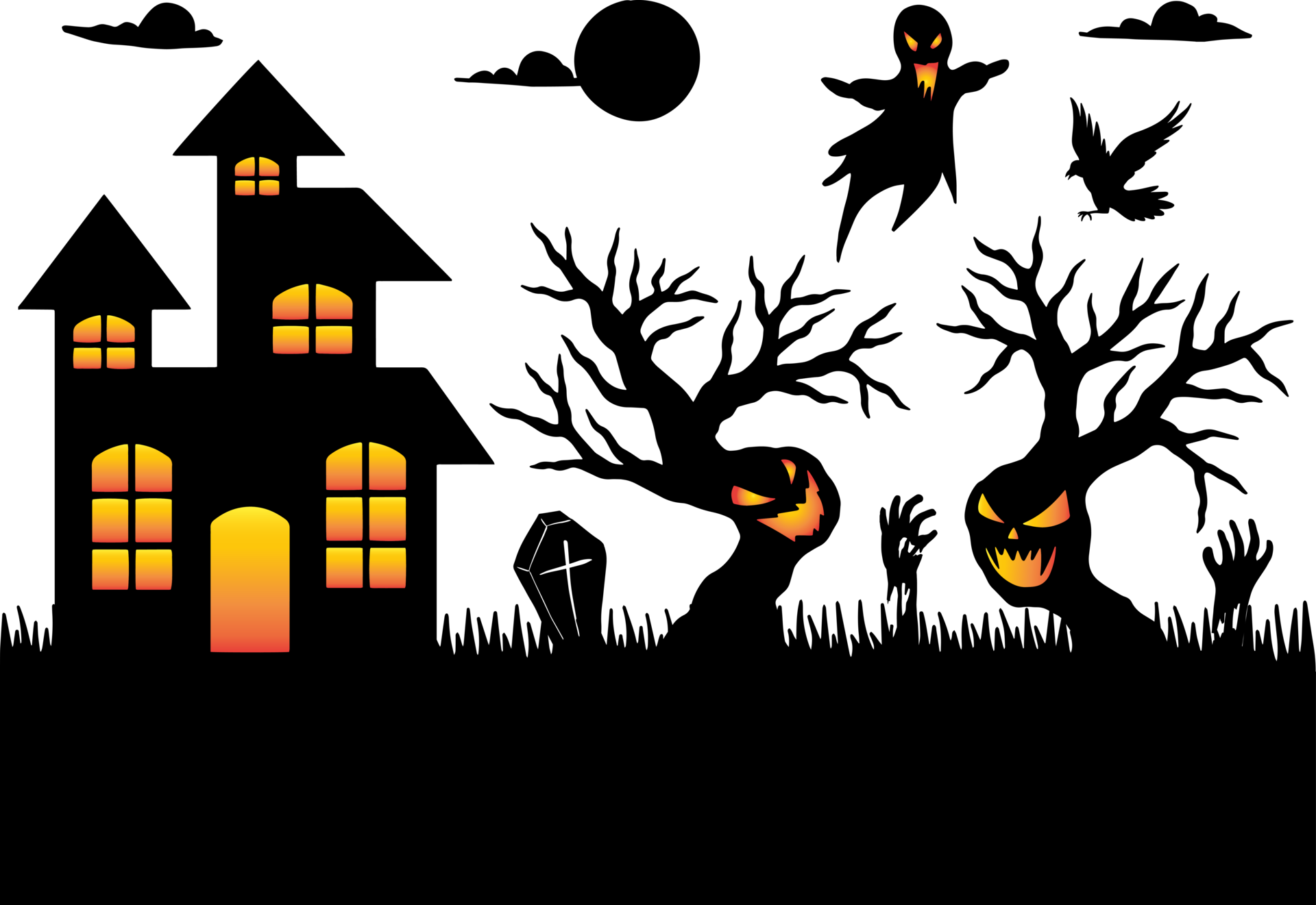 Halloween Scary Background 12500151 PNG Halloween Scary Background 12500151 PNG