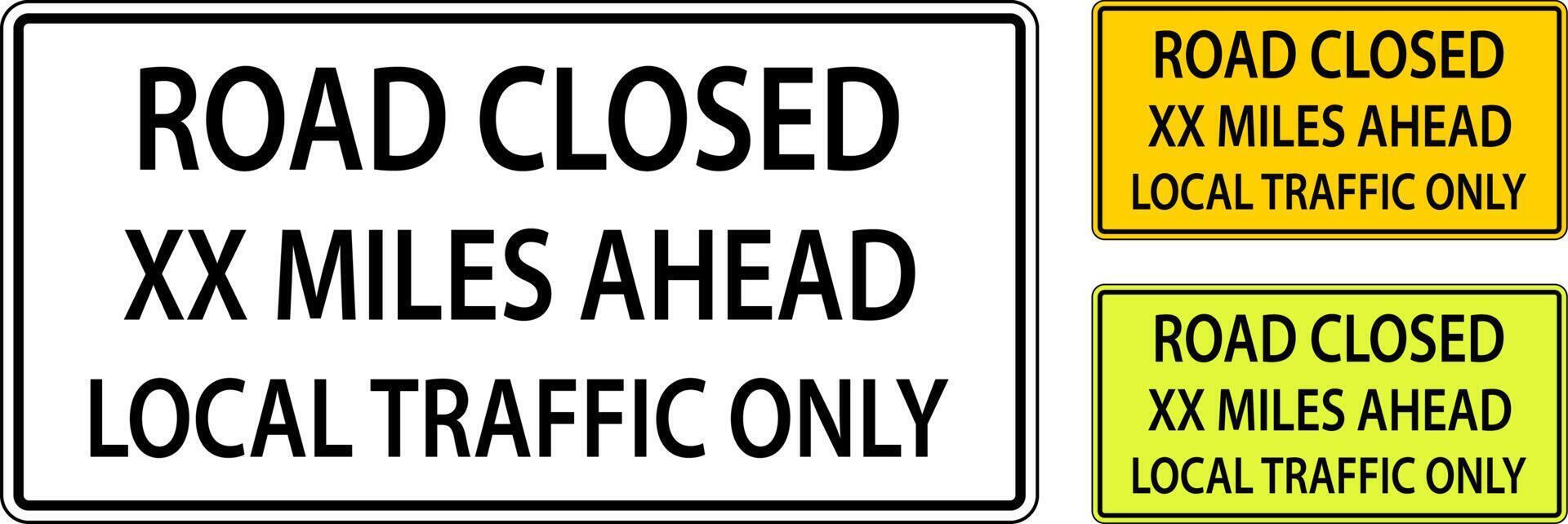Road Closed Ahead Sign On White Background 12500519 Vector Art at Vecteezy Road Closed Ahead Sign On White Background 12500519 Vector Art at Vecteezy
