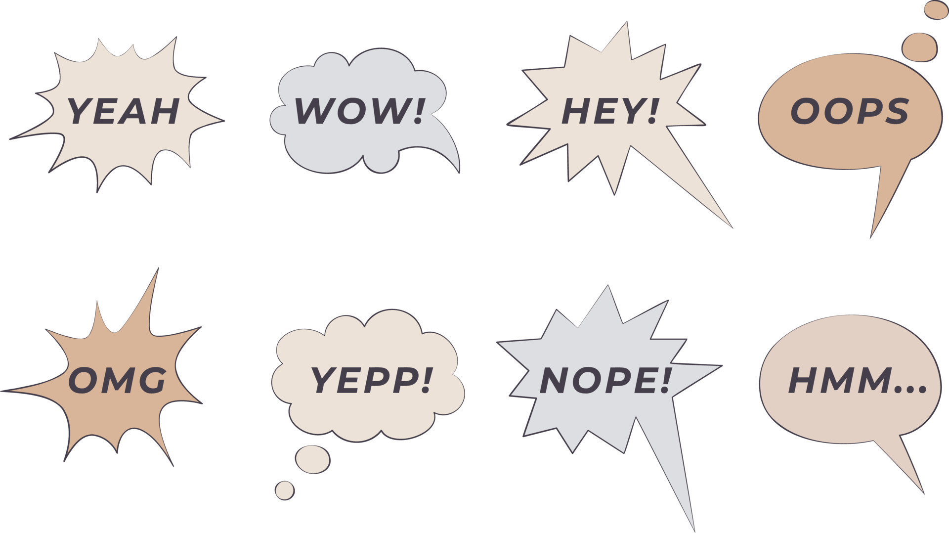 set of speech bubbles 12506219 Vector Art at Vecteezy
