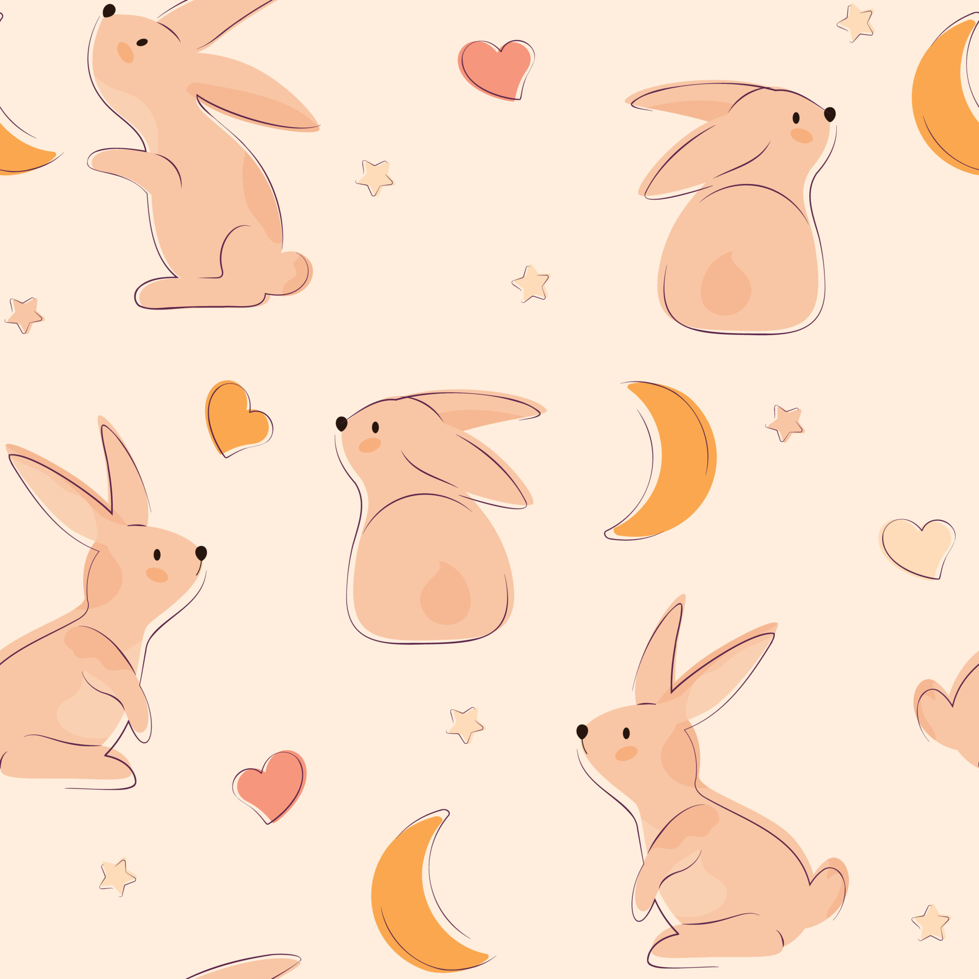 cute bunny childish design 12506232 Vector Art at Vecteezy