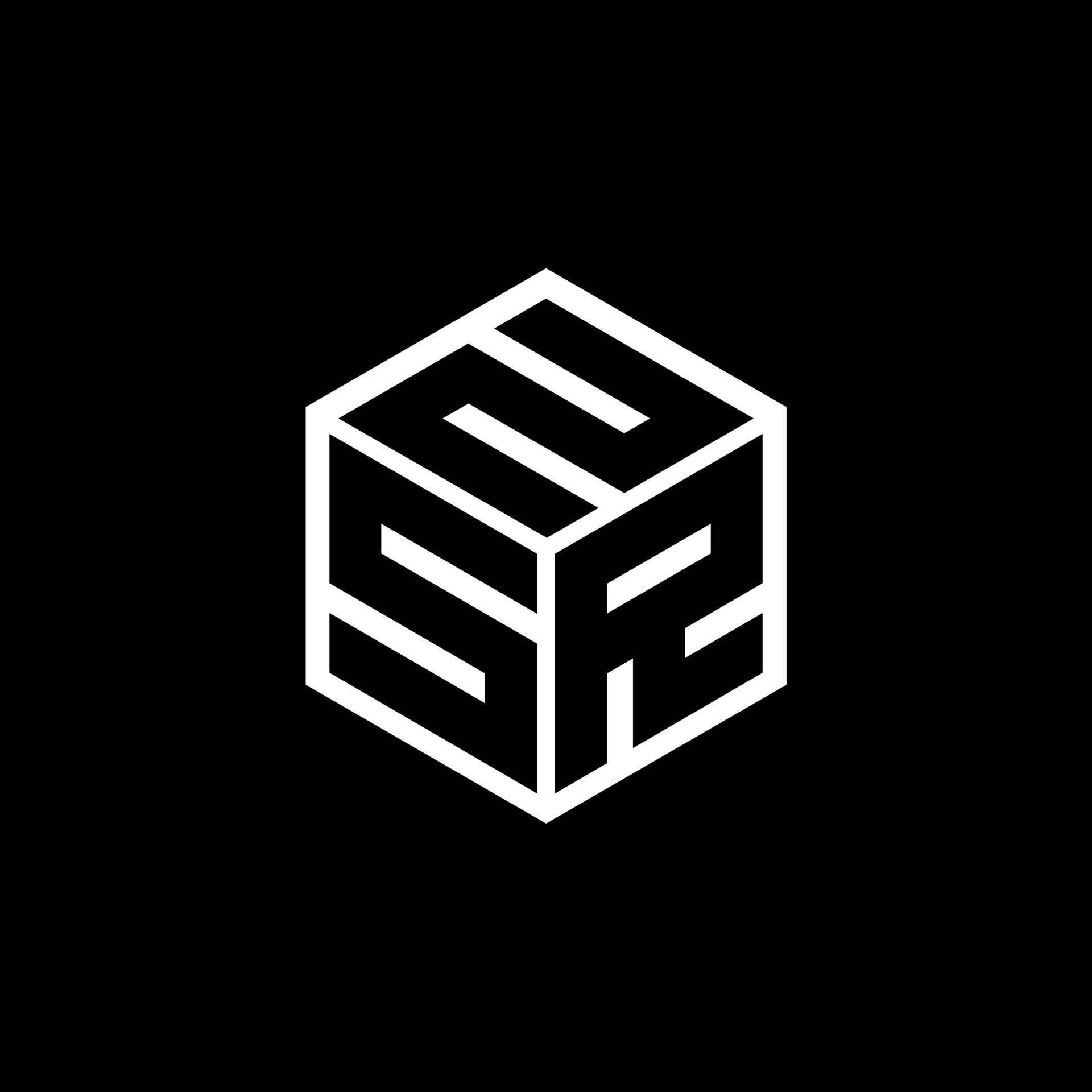 diseño de logotipo de letra srn con fondo negro en illustrator. logotipo vectorial, diseños de ...