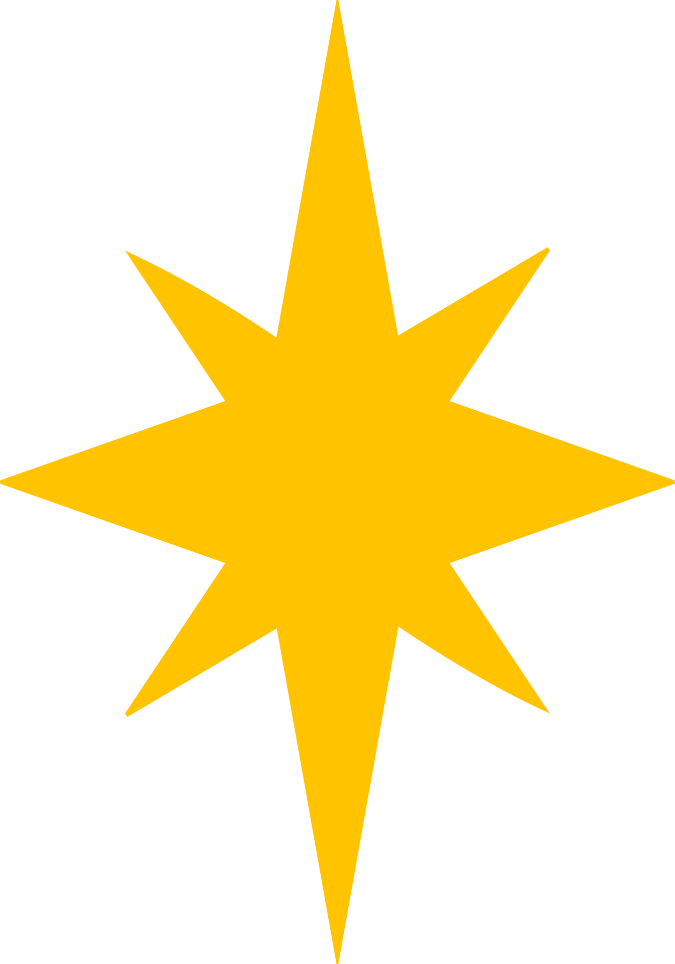 Free illustration d'icône étoile étincelante plate 12509244 PNG with Transparent Background