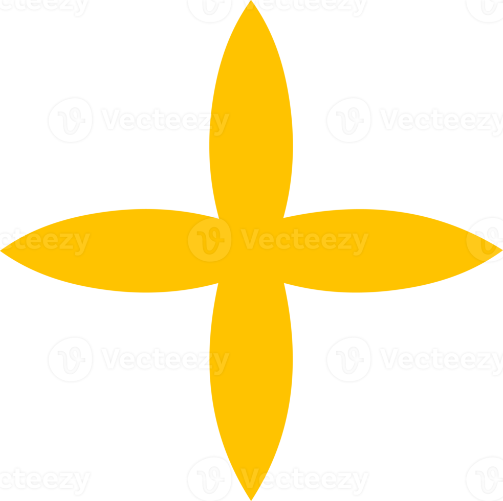 Flat sparkling star icon illustration 12509246 PNG