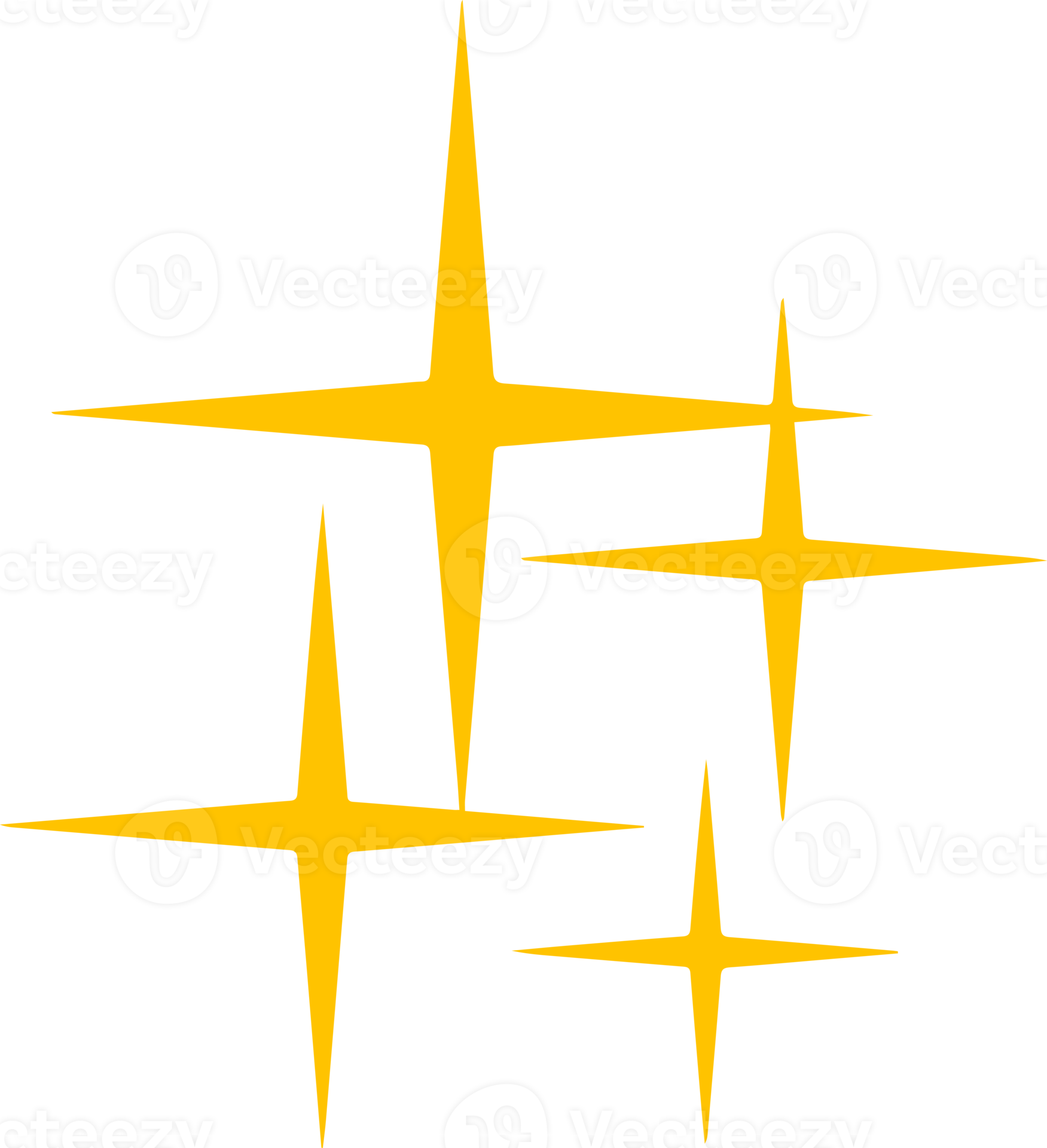 yellow sparkle twinkling star icon 12509252 PNG